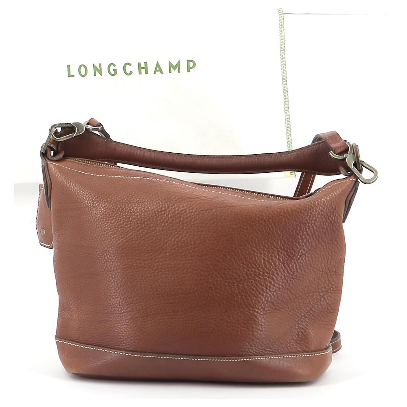 Longchamp Handbag Brown Leather ref.171894 - Joli Closet