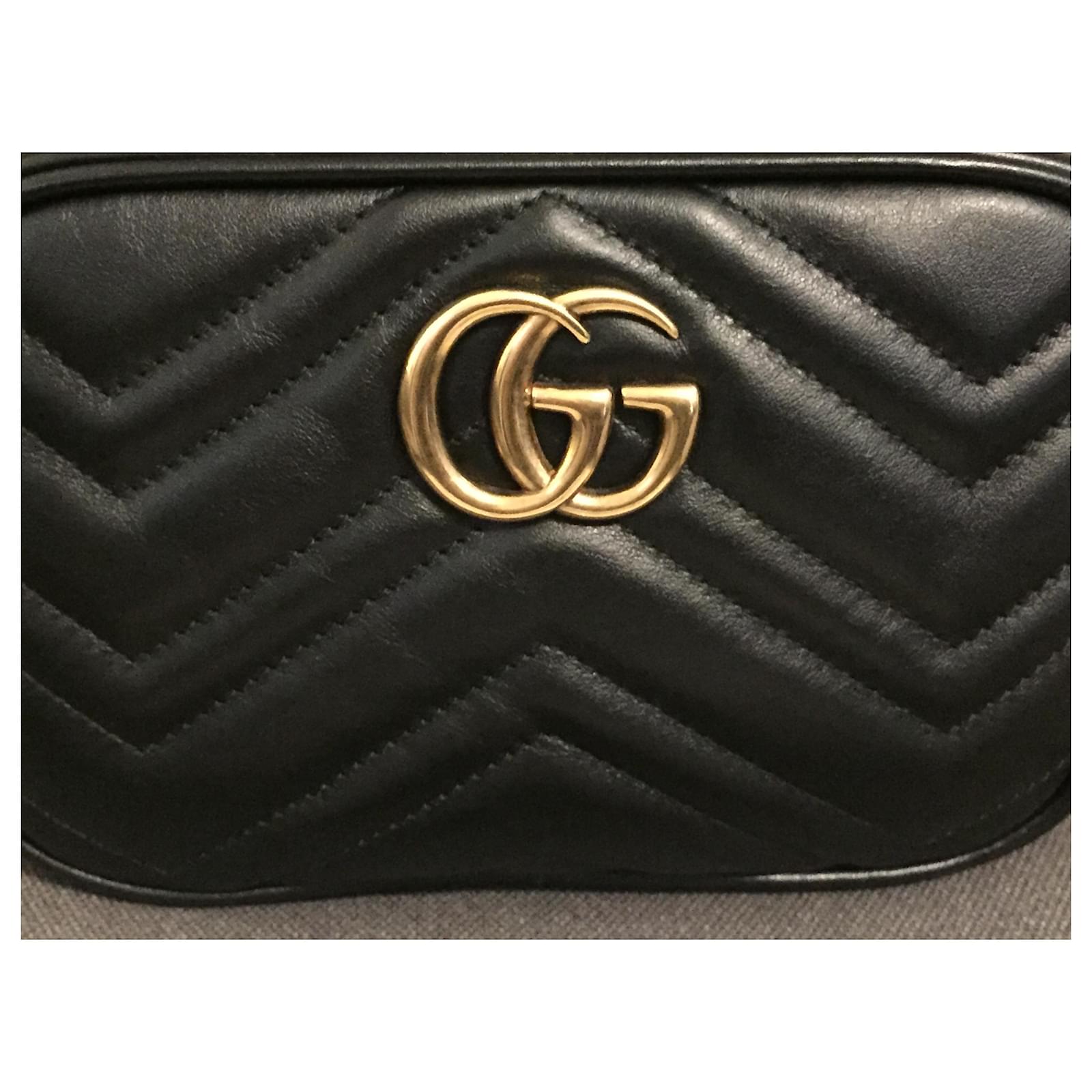 Gucci Marmont Cuir Noir ref.174011 - Joli Closet