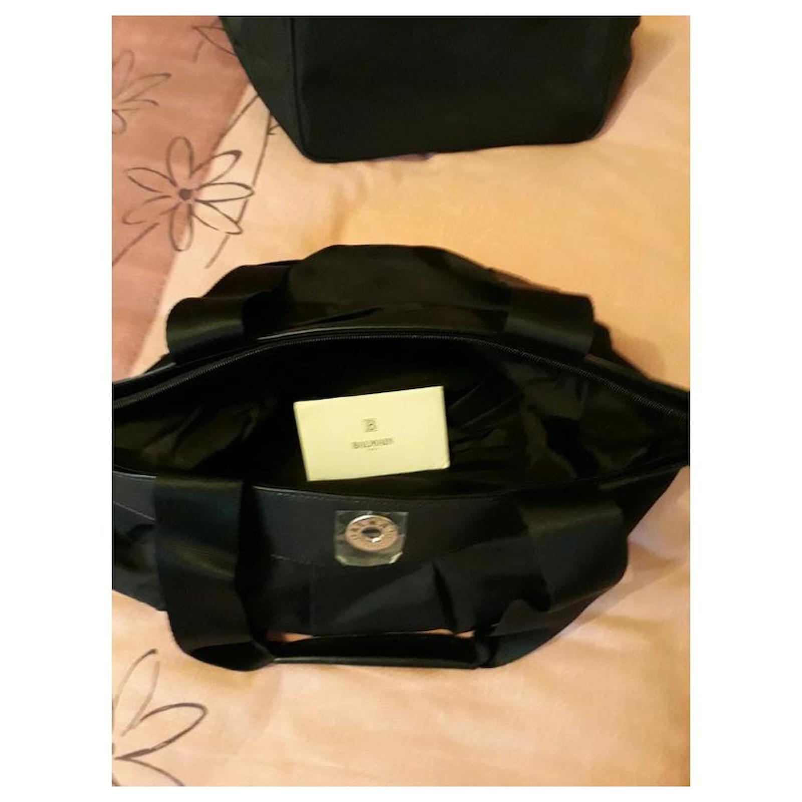 Pierre Balmain Handbags Black Nylon ref.174264 - Joli Closet