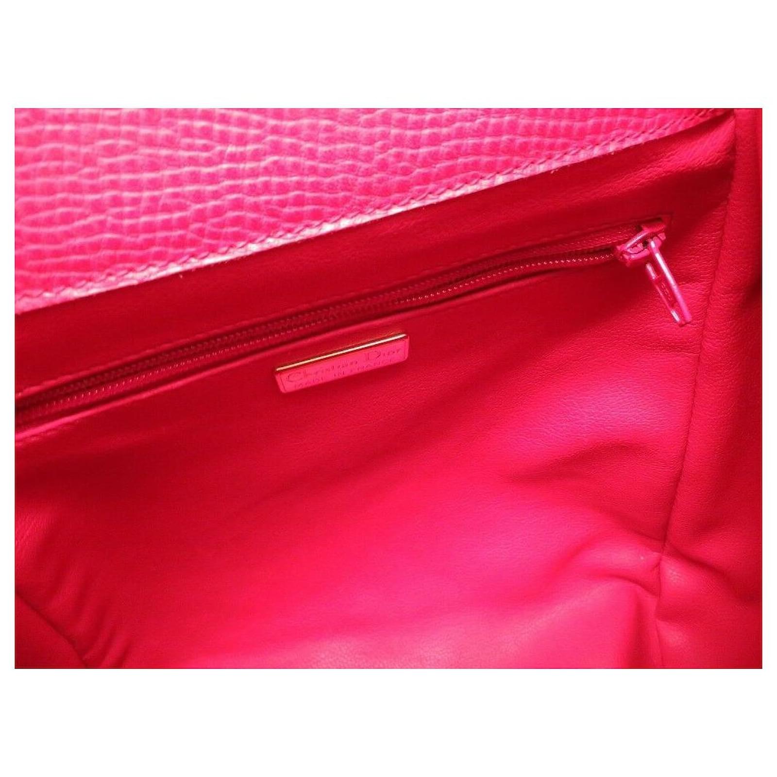 Dior Vintage Backpack Red Leather ref.174650 - Joli Closet