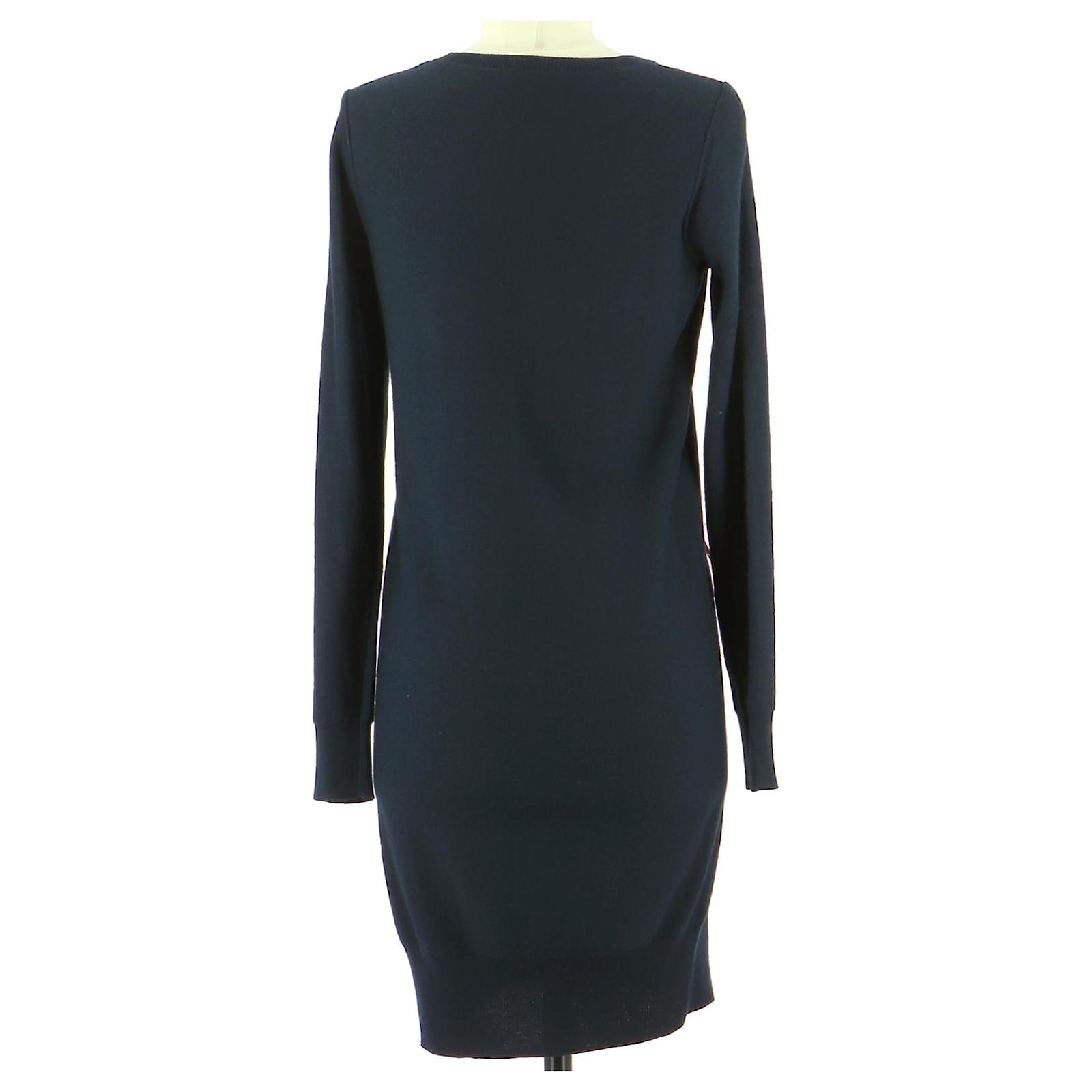 Sonia By Sonia Rykiel Robe Laine Bleu Marine ref.177273 - Joli Closet