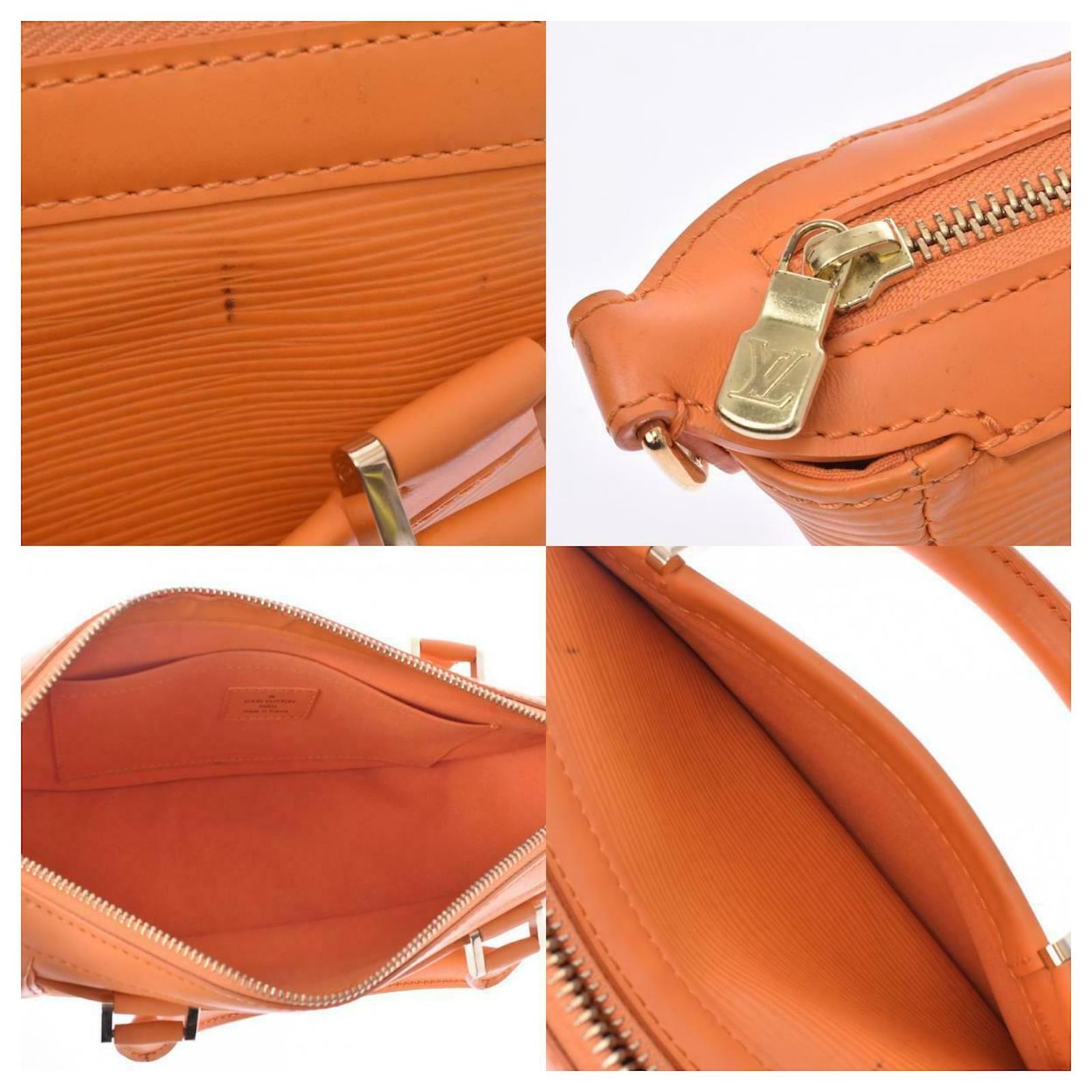 Louis Vuitton Dhanura Orange Leather ref.178392 - Joli Closet