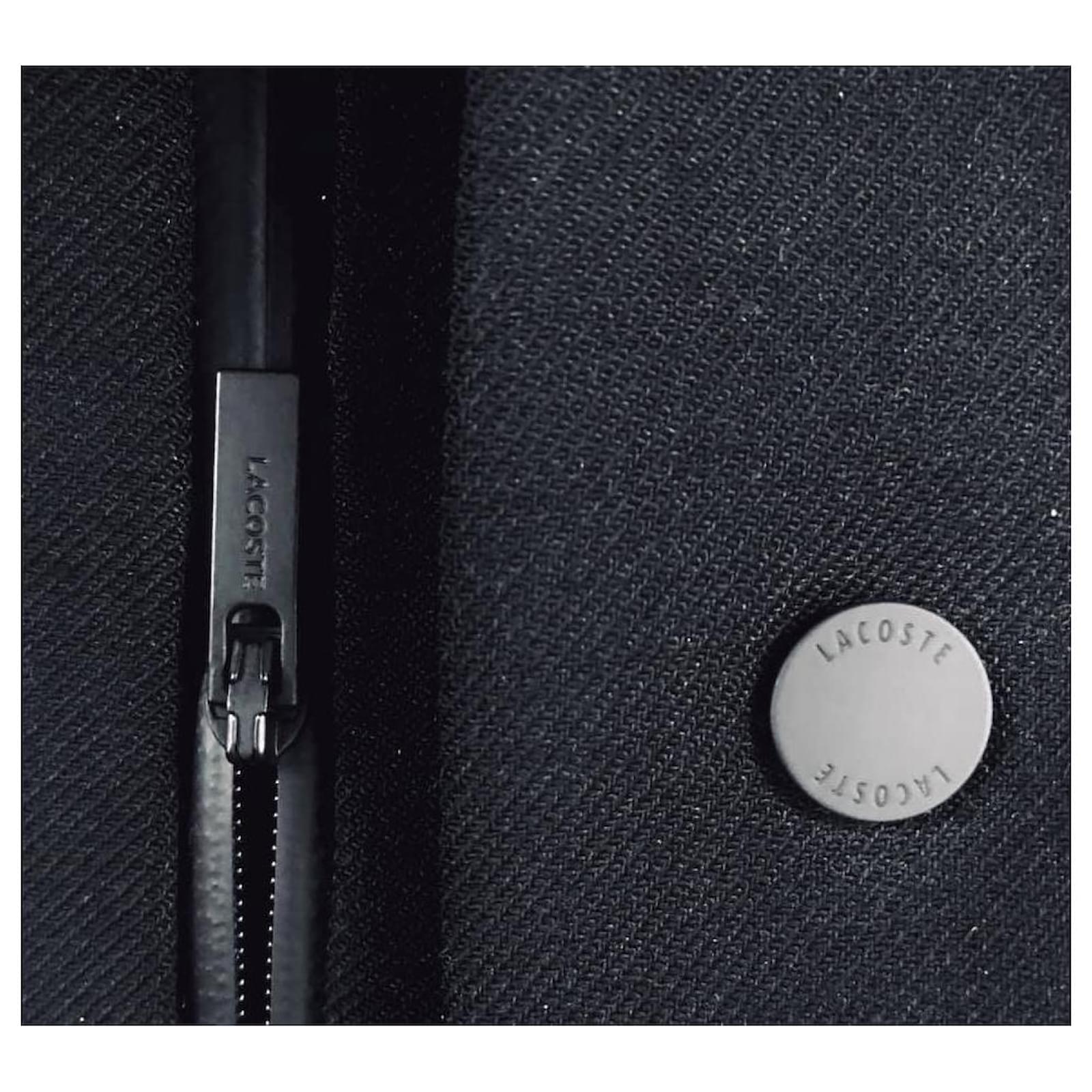 Lacoste Coats, Outerwear Black Wool ref.179113 - Joli Closet