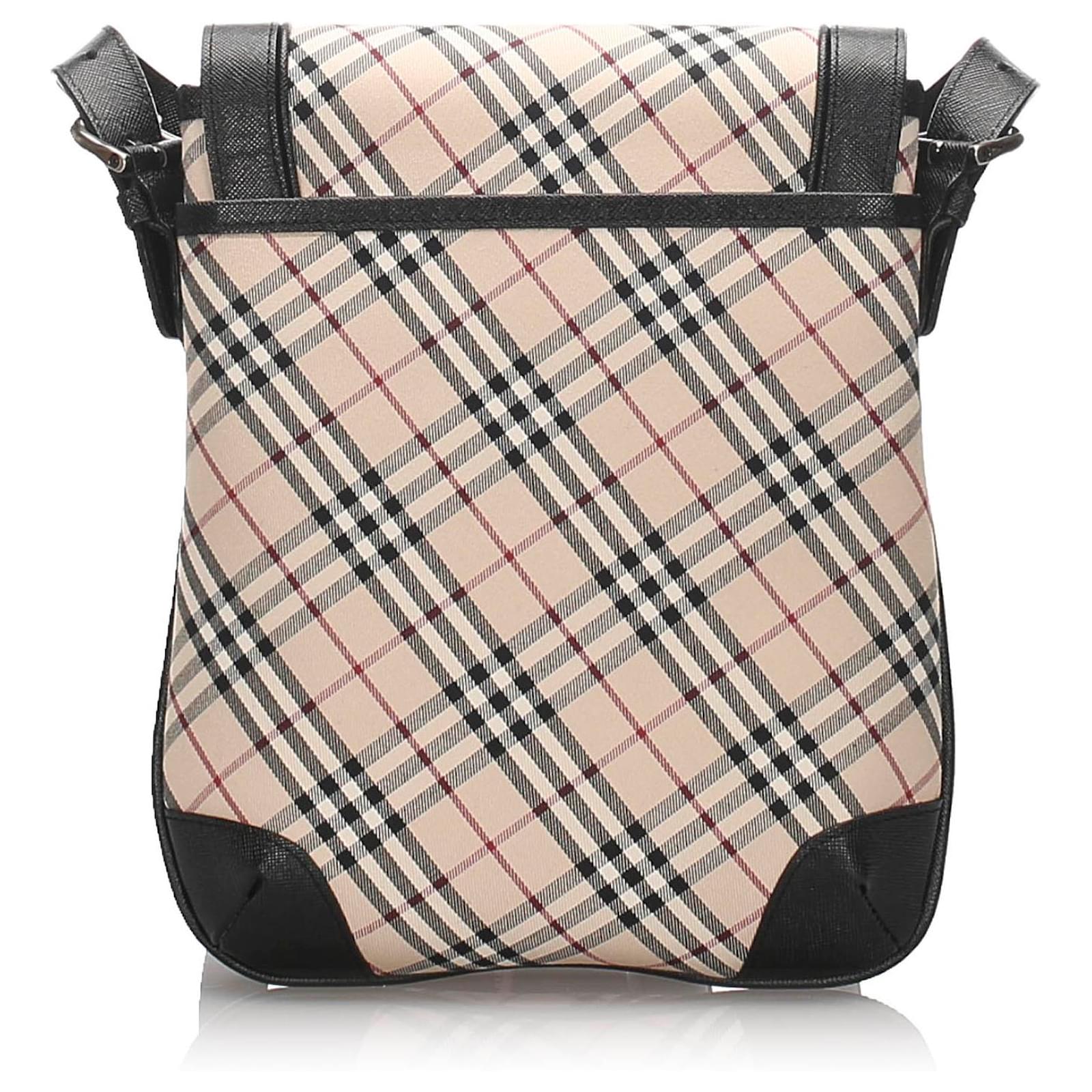 Burberry Brown Nova Check Canvas Crossbody Bag Multiple colors Beige ...