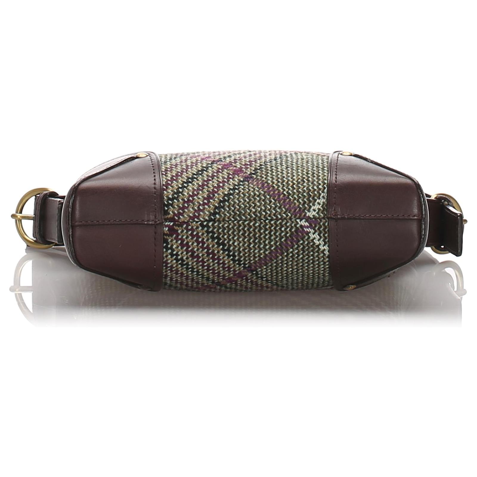 Burberry - Sac bandoulière en toile à carreaux multiples Tissu ...