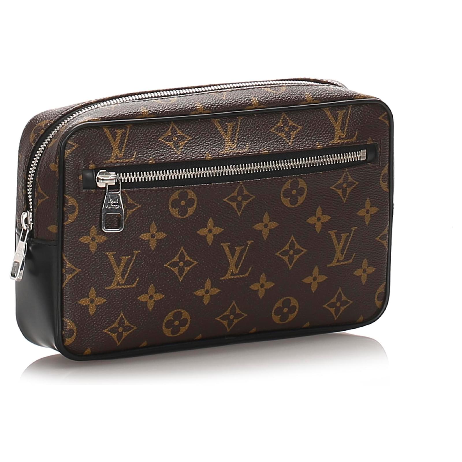 Louis Vuitton Brown Monogram Macassar Kasai Cuir Toile Veau façon ...