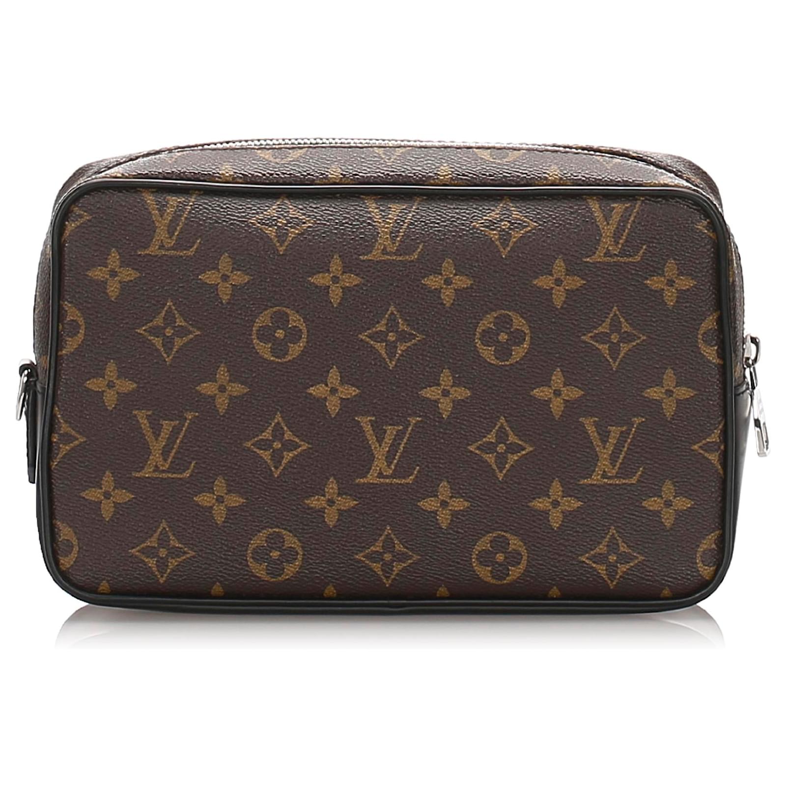 Louis Vuitton Brown Monogram Macassar Kasai Cuir Toile Veau façon ...