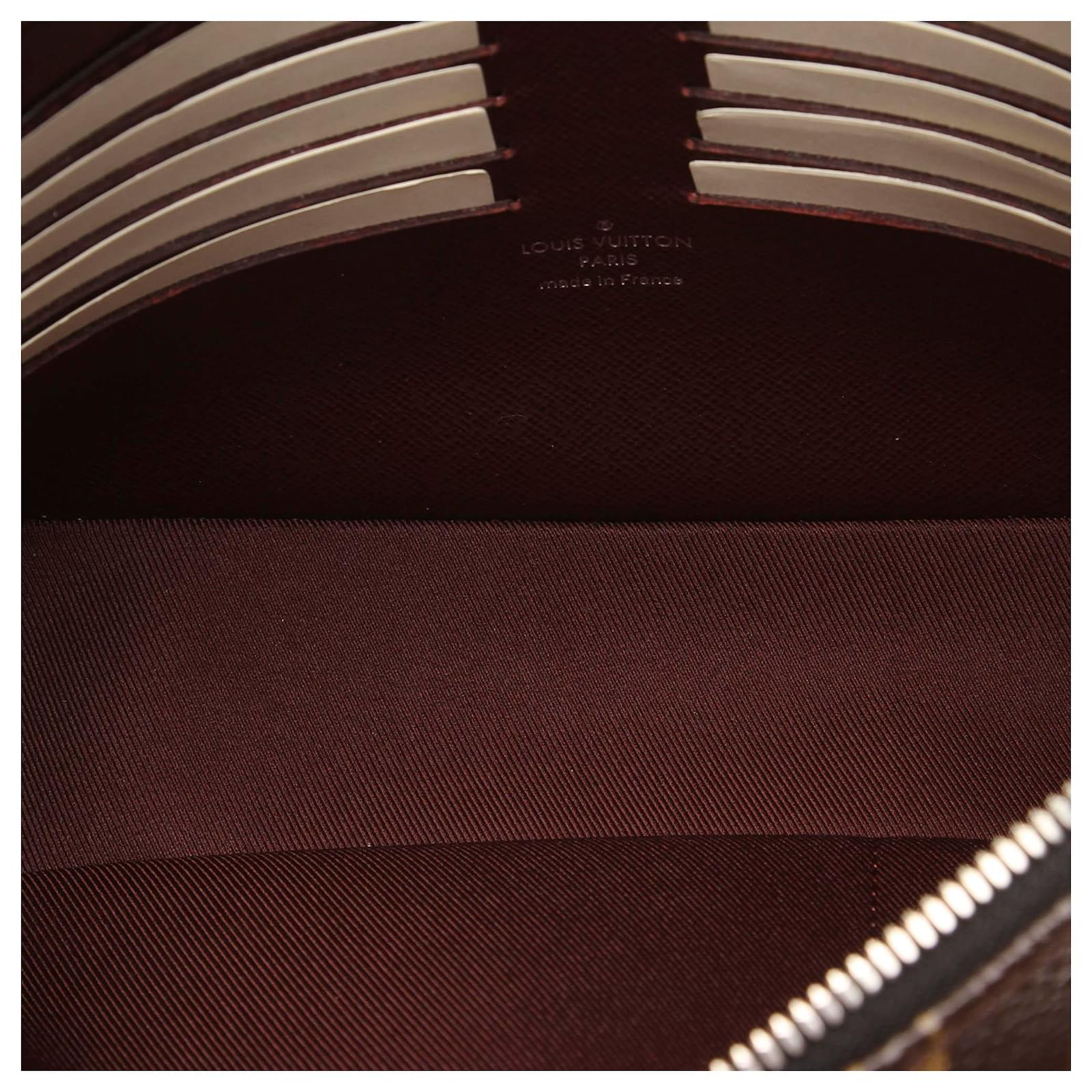 Louis Vuitton Brown Monogram Macassar Kasai Cuir Toile Veau façon ...