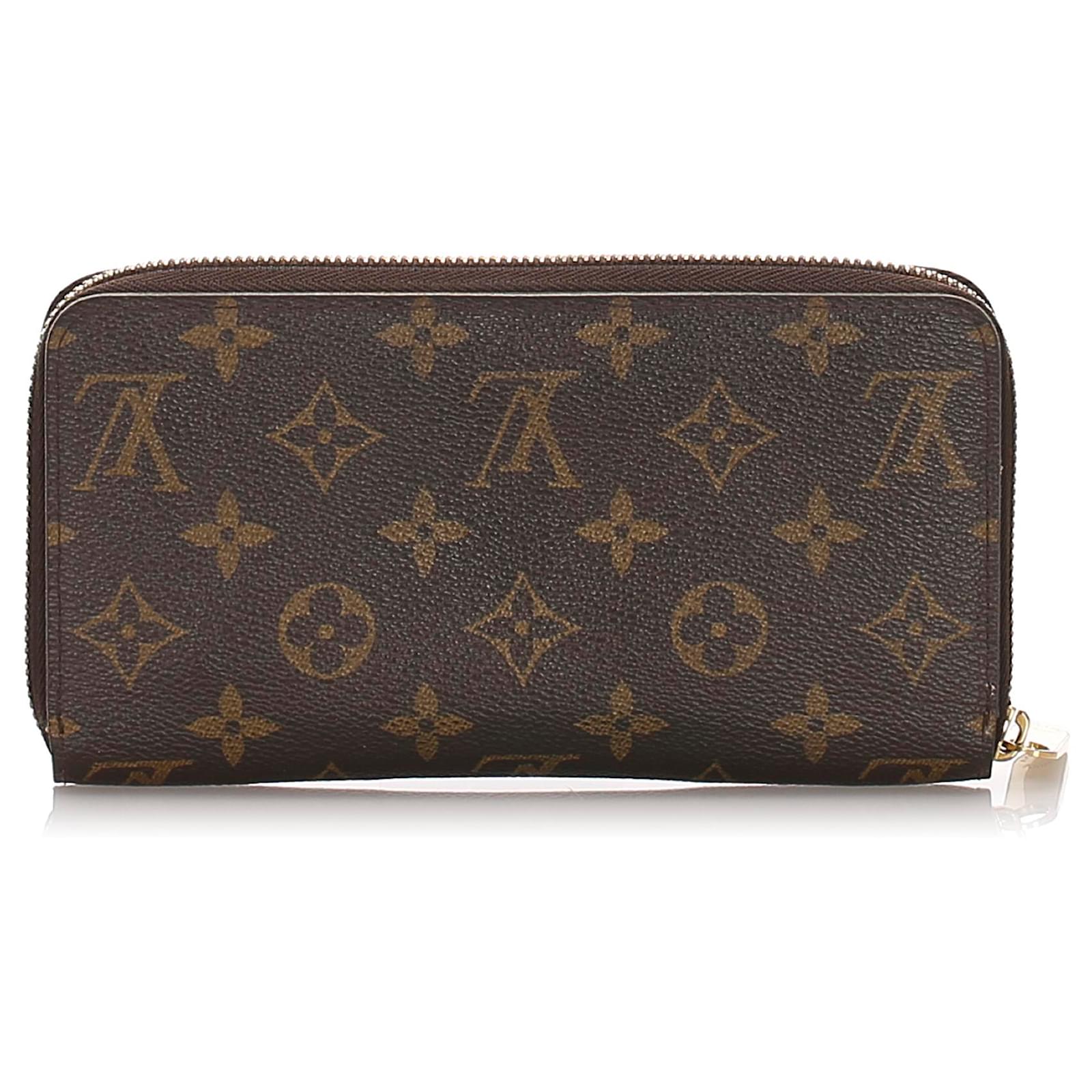 Louis Vuitton Brown Monogram Zippy Wallet Toile Marron ref.188469 ...
