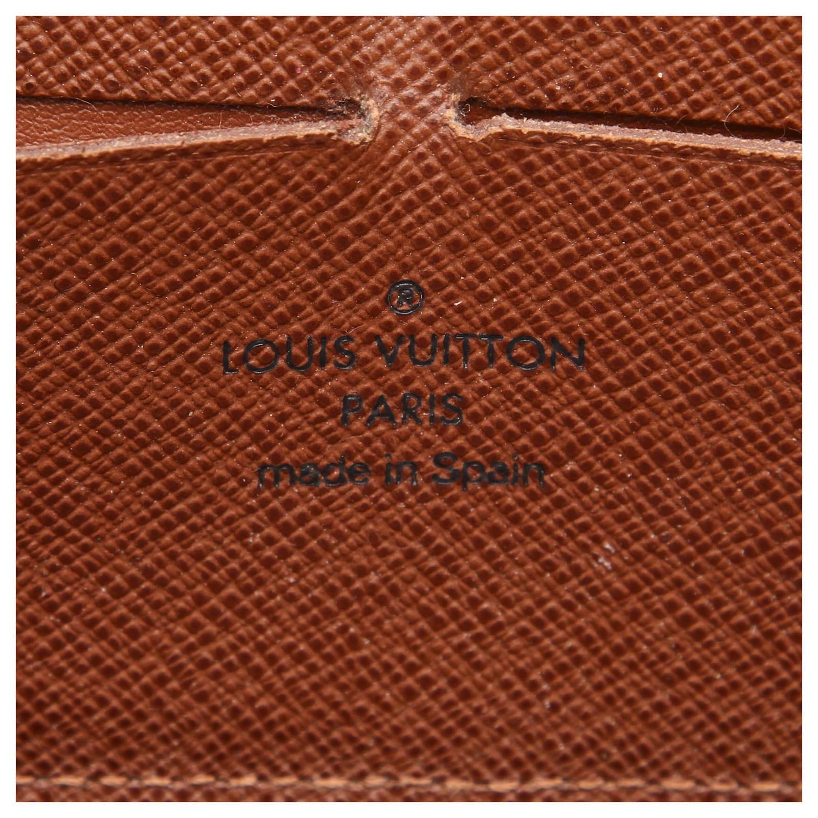 Louis Vuitton Brown Monogram Zippy Wallet Toile Marron ref.188469 ...