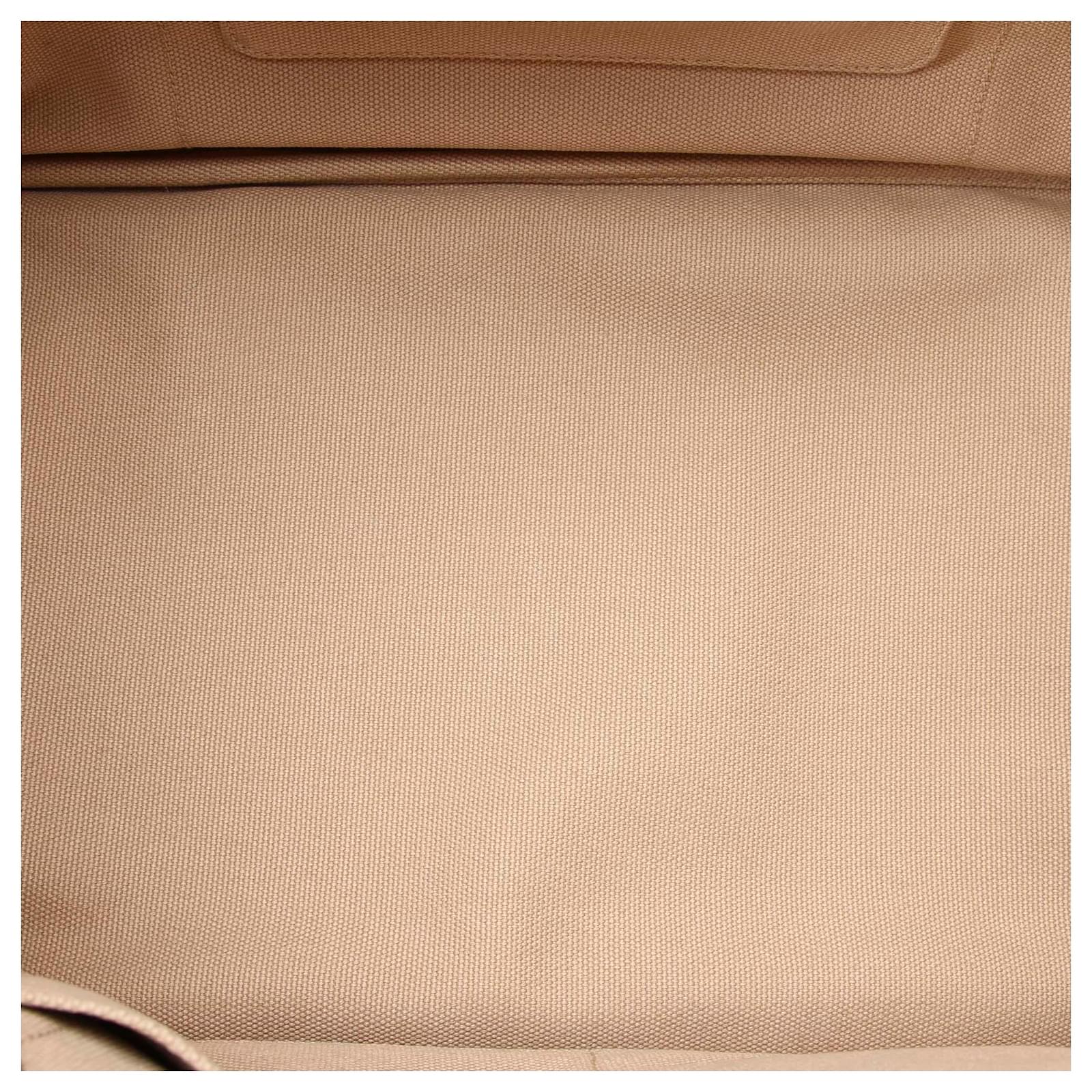 Prada Brown Canapa Canvas Sac à main Toile Tissu Marron ref.188973 ...