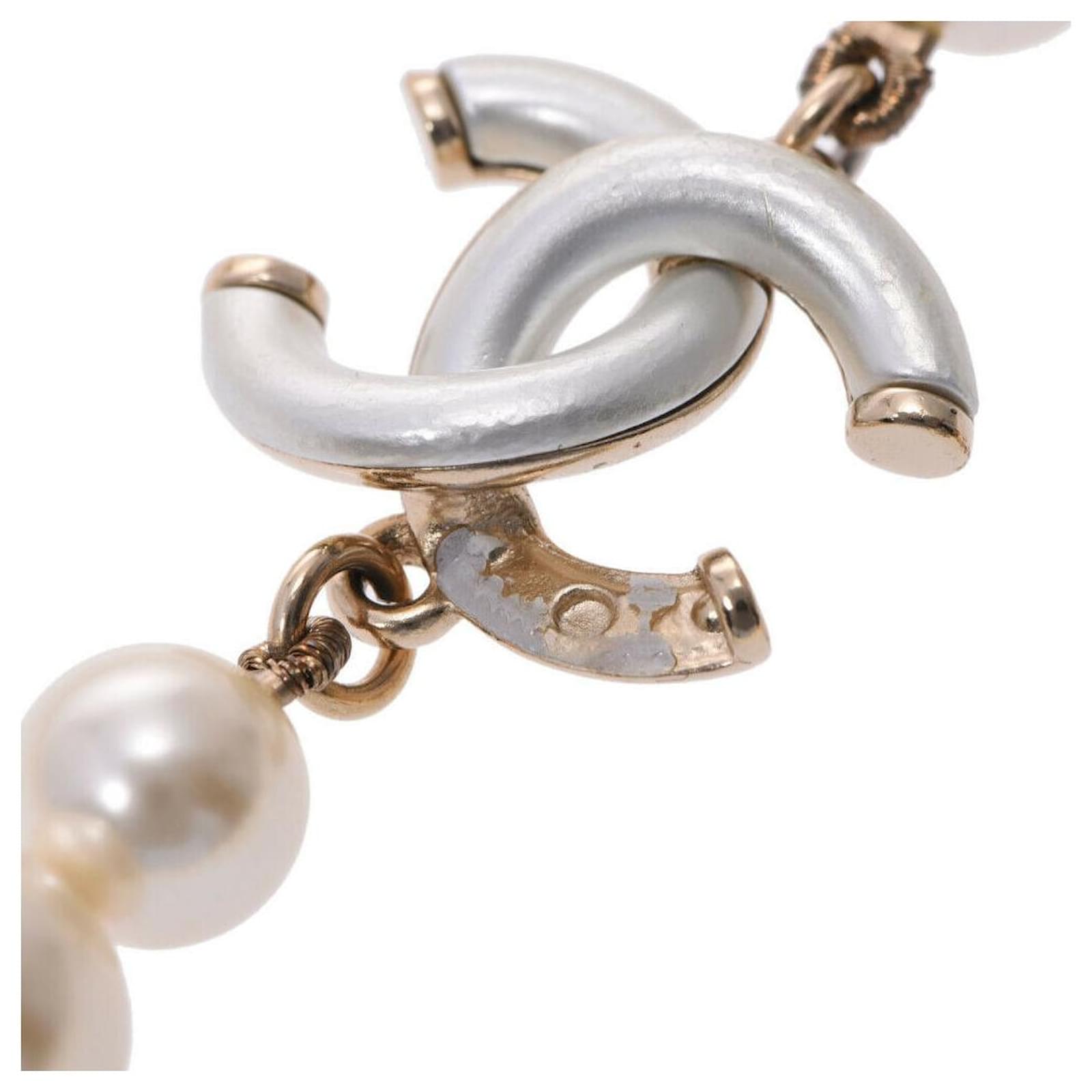 Chanel COCO Mark Perle Beige ref.189164 - Joli Closet