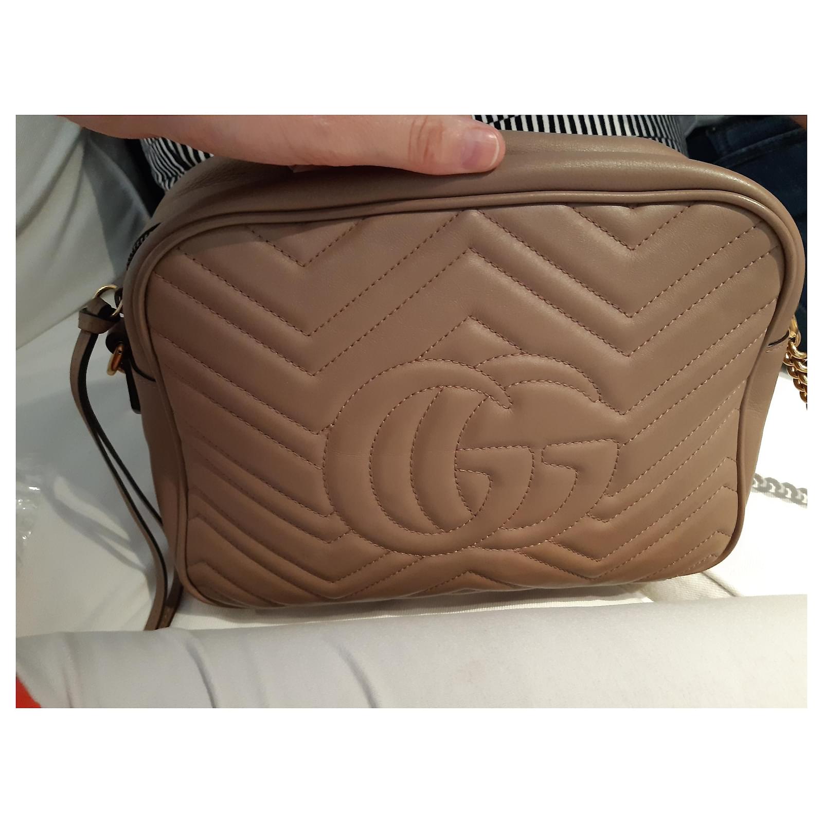 Gucci Marmont Cuir Écru ref.192175 - Joli Closet