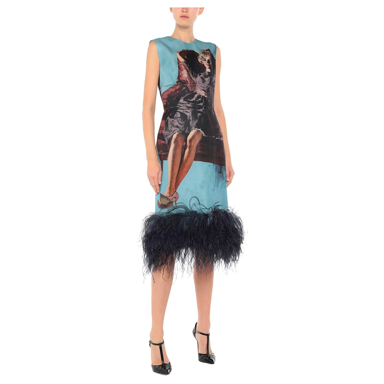 Prada Dresses Multiple colors Wool ref.195529 - Joli Closet