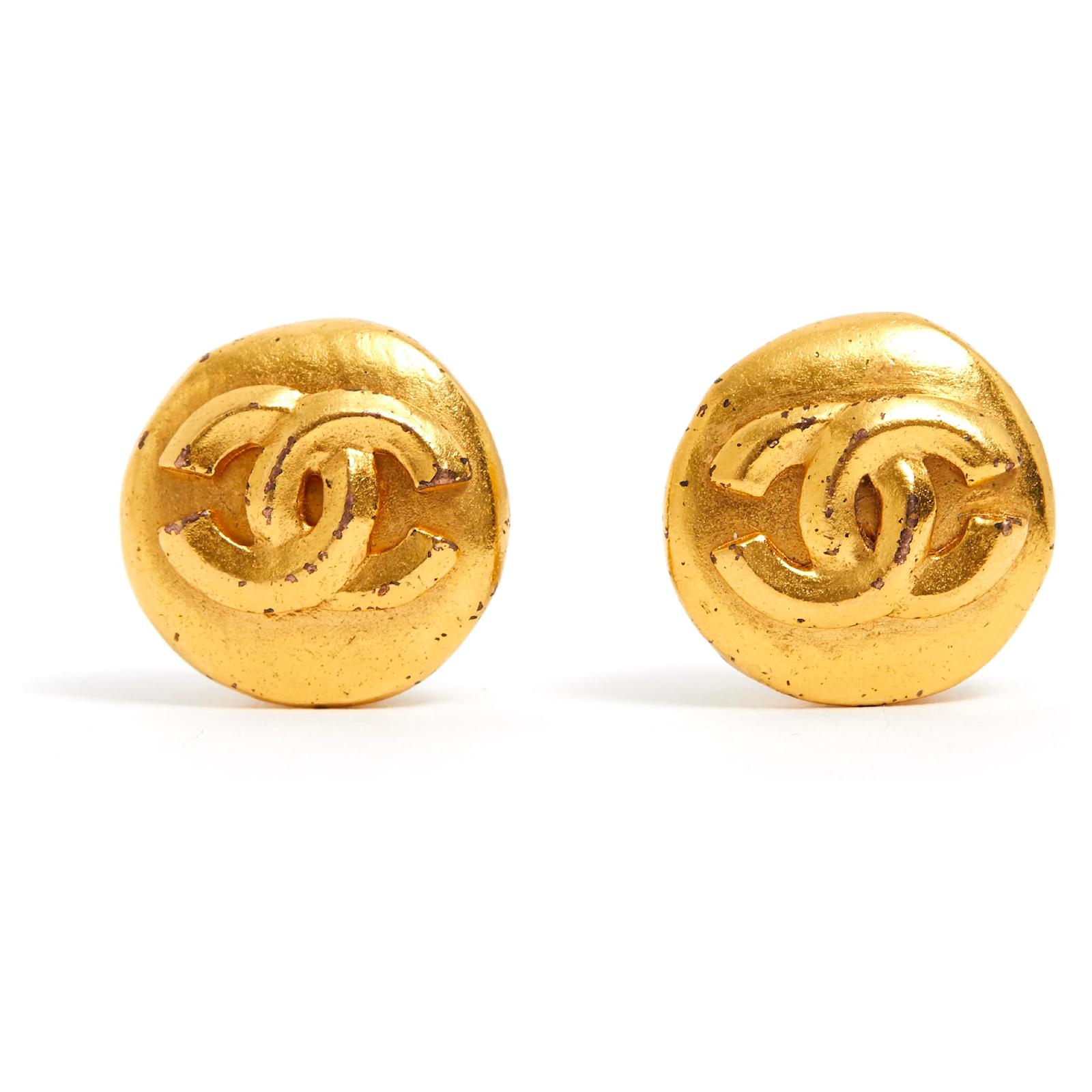 Chanel GOLDENE CC-CLIPS Metall ref.196352 - Joli Closet