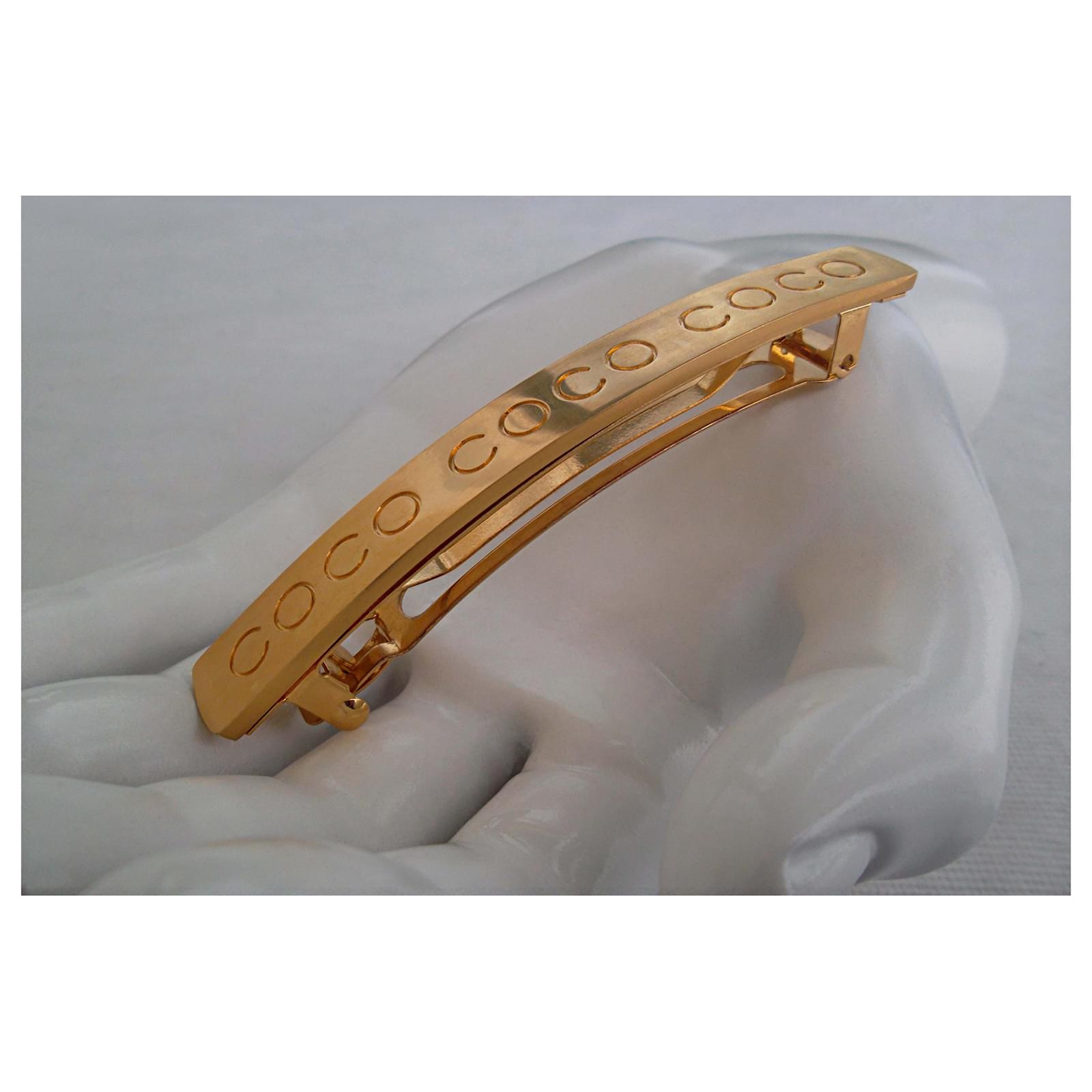 Chanel COCO BARRETTE Golden Metal ref.201486 - Joli Closet