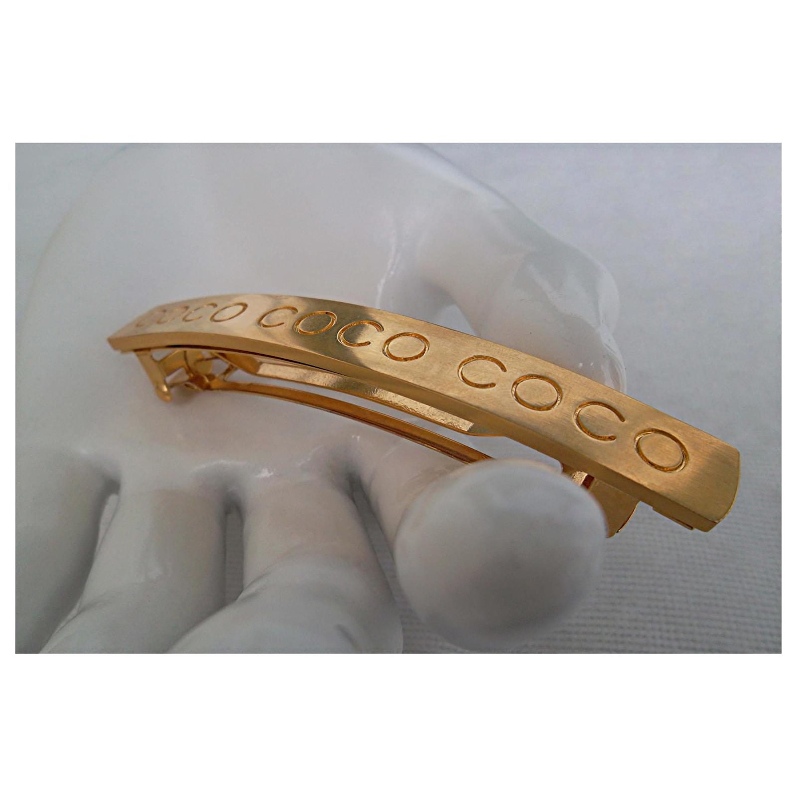 Chanel COCO BARRETTE Golden Metal ref.201486 - Joli Closet