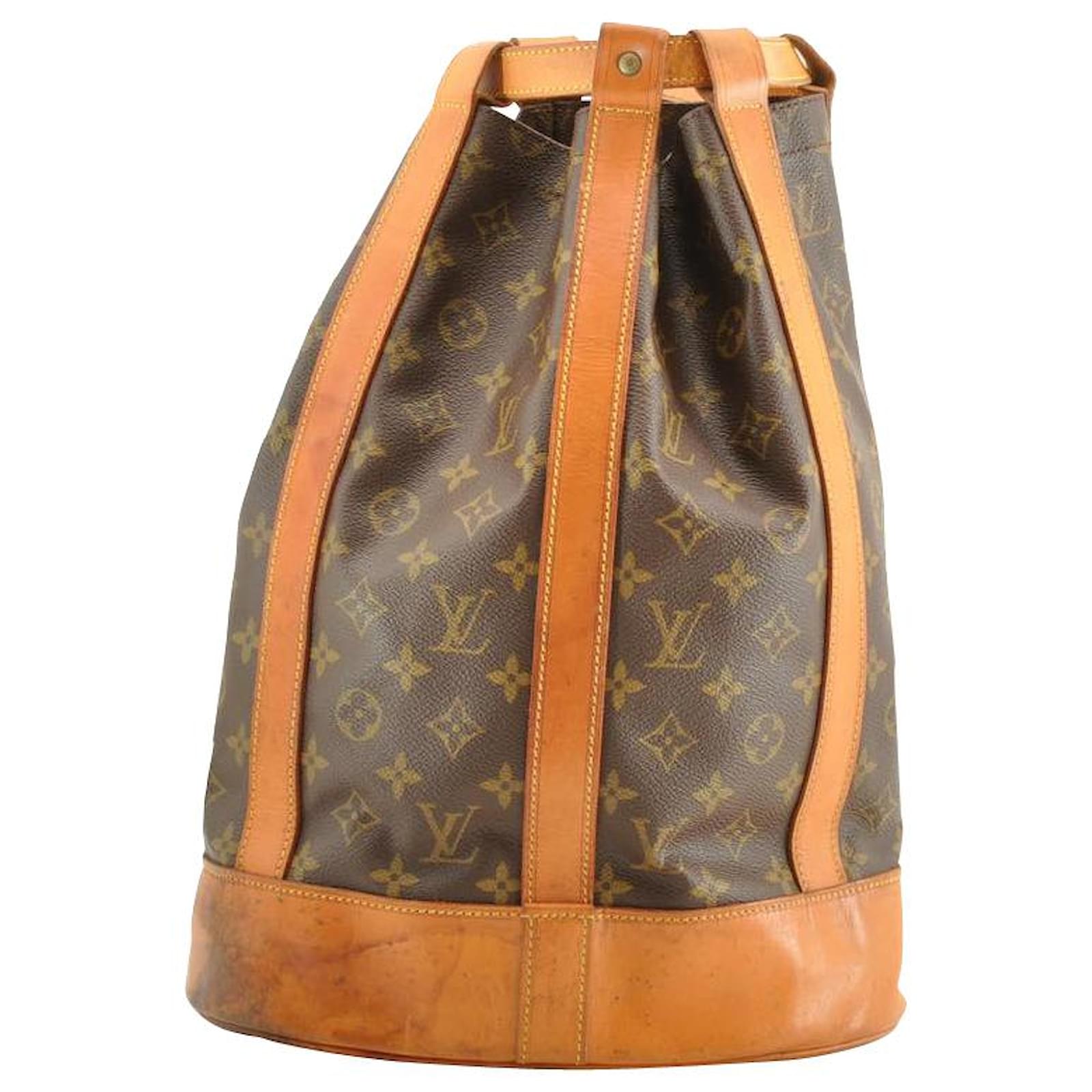 Randonnee Louis Vuitton Randonnée Braun Leinwand ref.205608 - Joli Closet