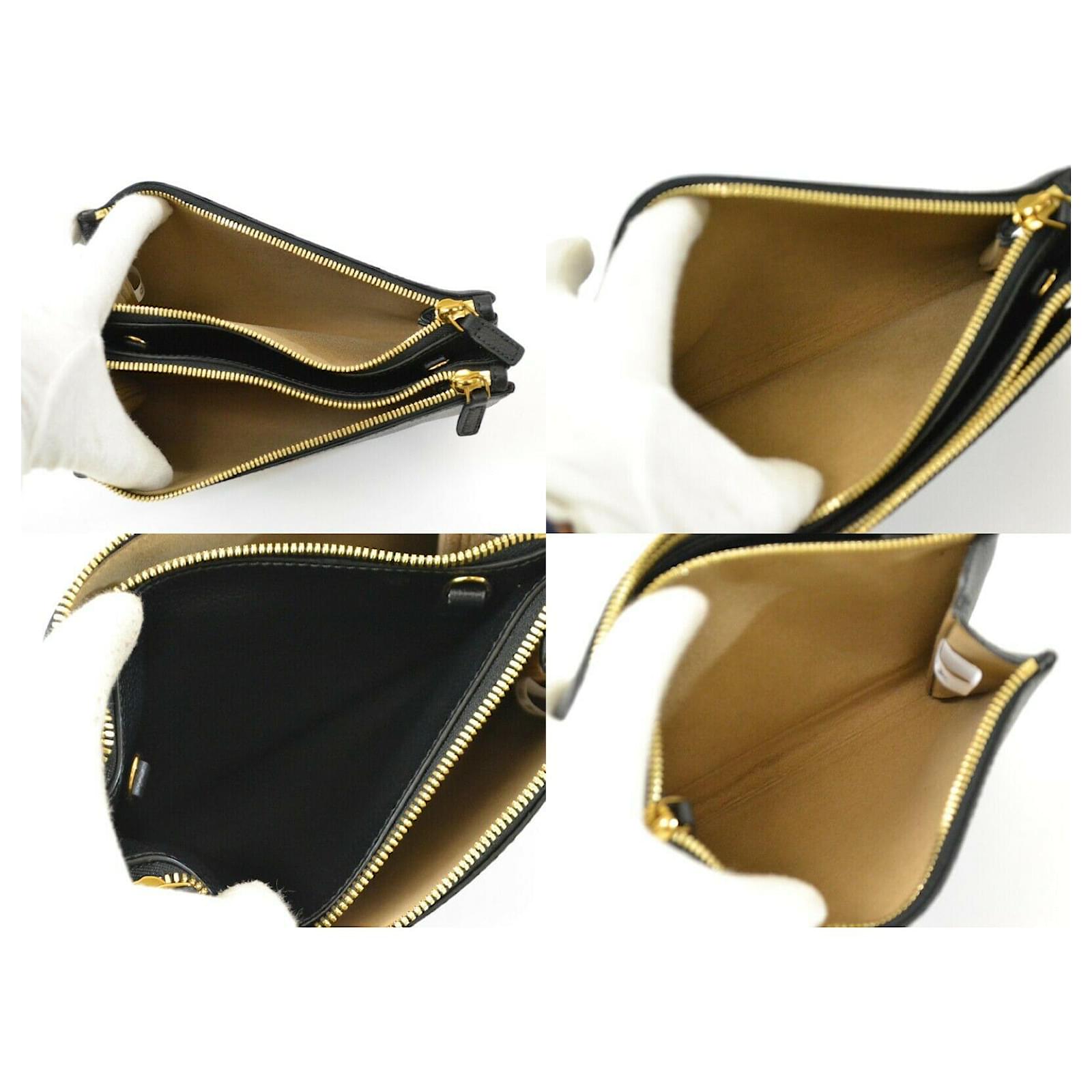 MCM Handbag Black Leather ref.207417 - Joli Closet