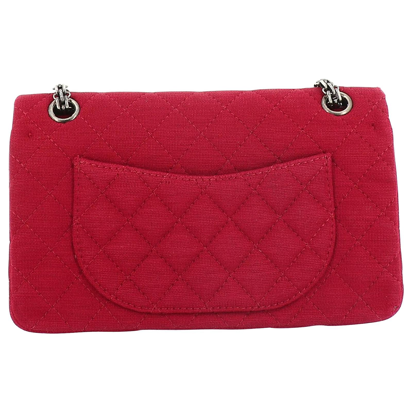 Chanel 2.55 Red Suede ref.210624 - Joli Closet