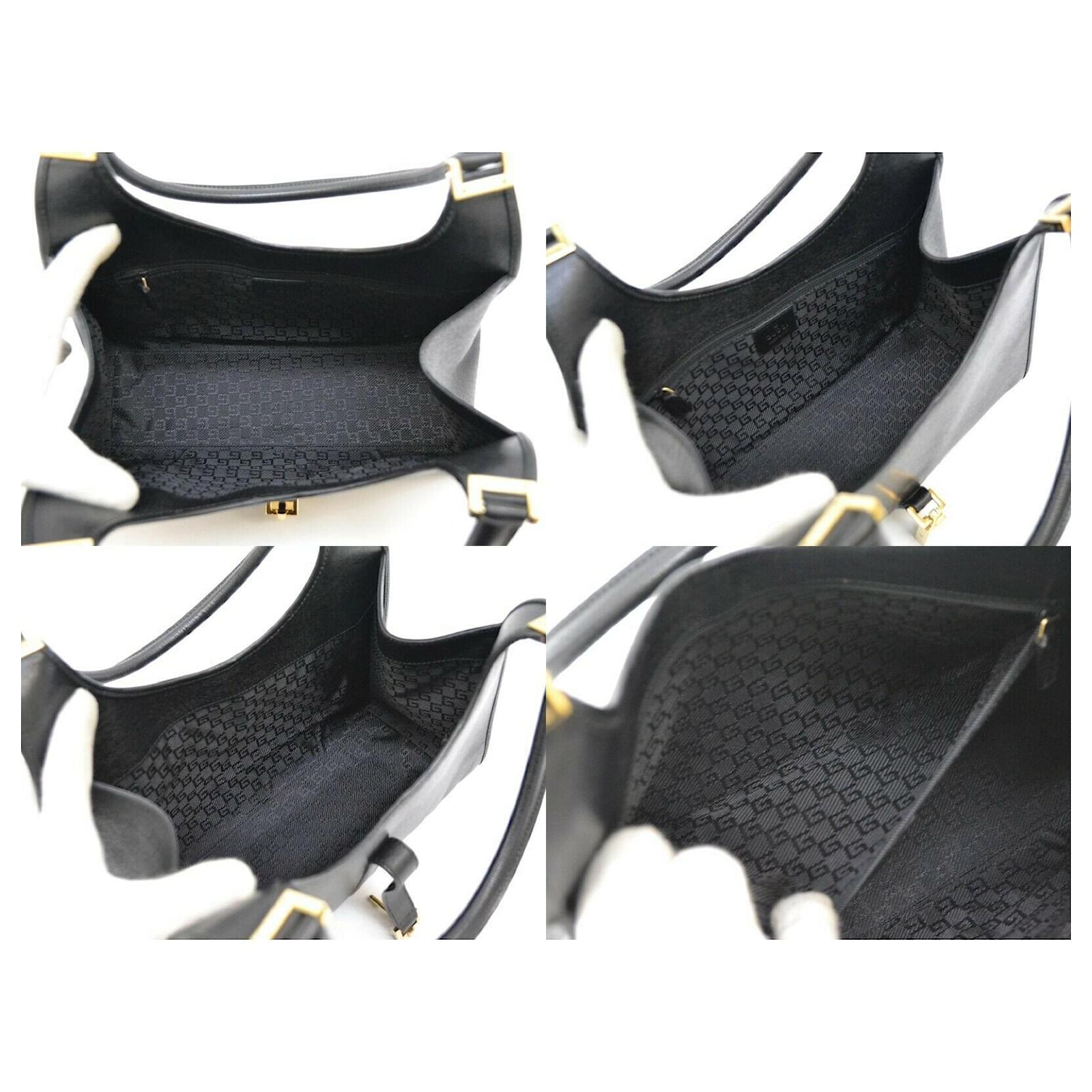 Gucci handbag Black Leather ref.213481 - Joli Closet