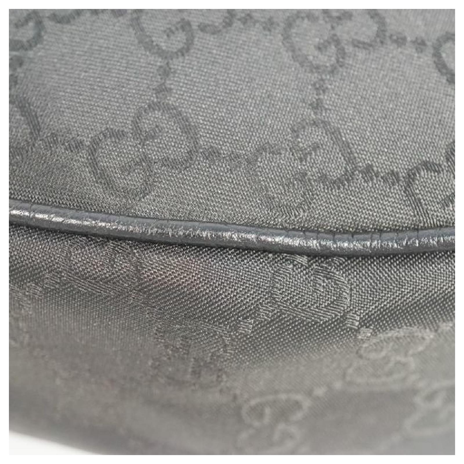 Sac à bandoulière Gucci One Shoulder GG Nylon Femme 257297 black Noir ...