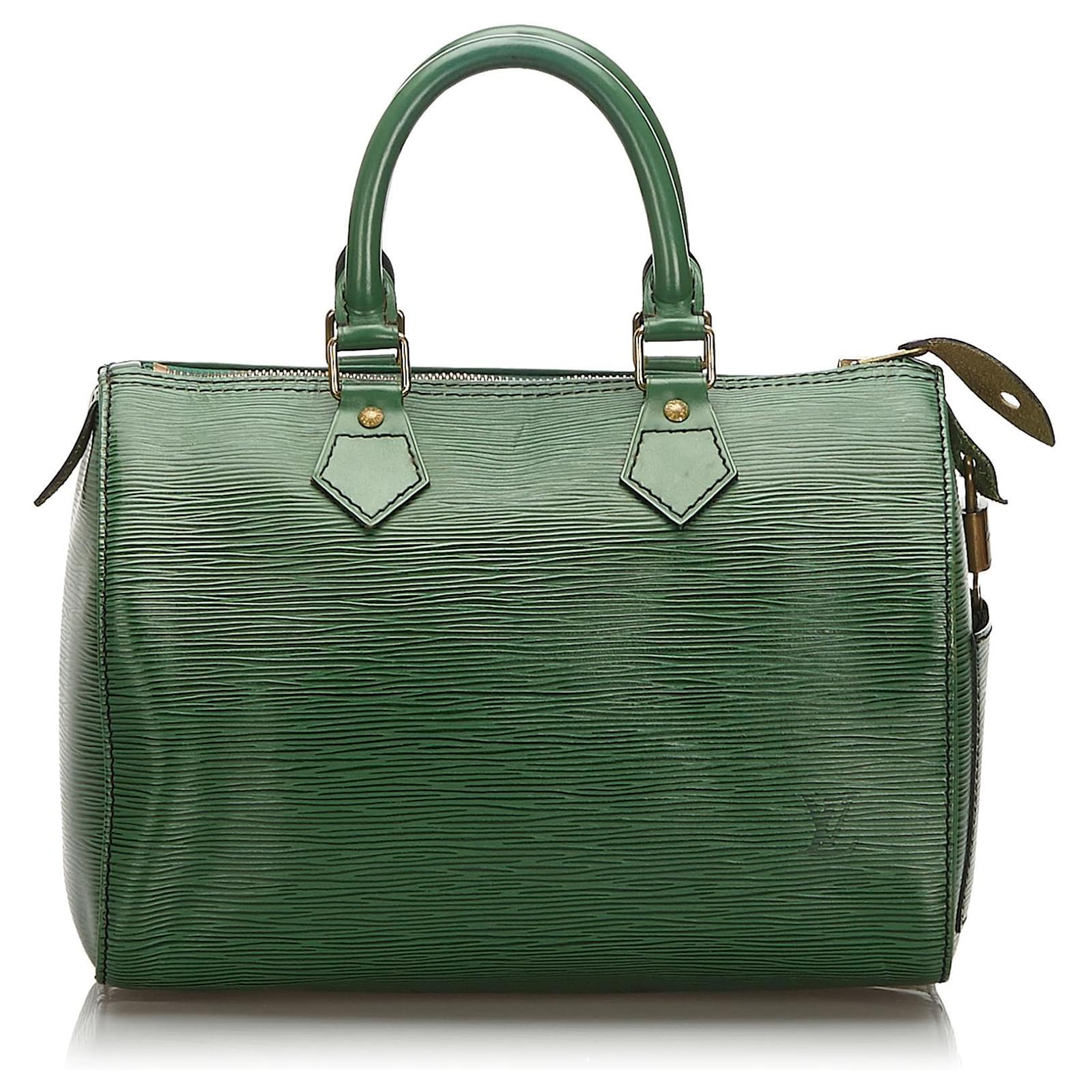 Louis Vuitton Grün Epi Speedy 30 Leder ref.216187 - Joli Closet