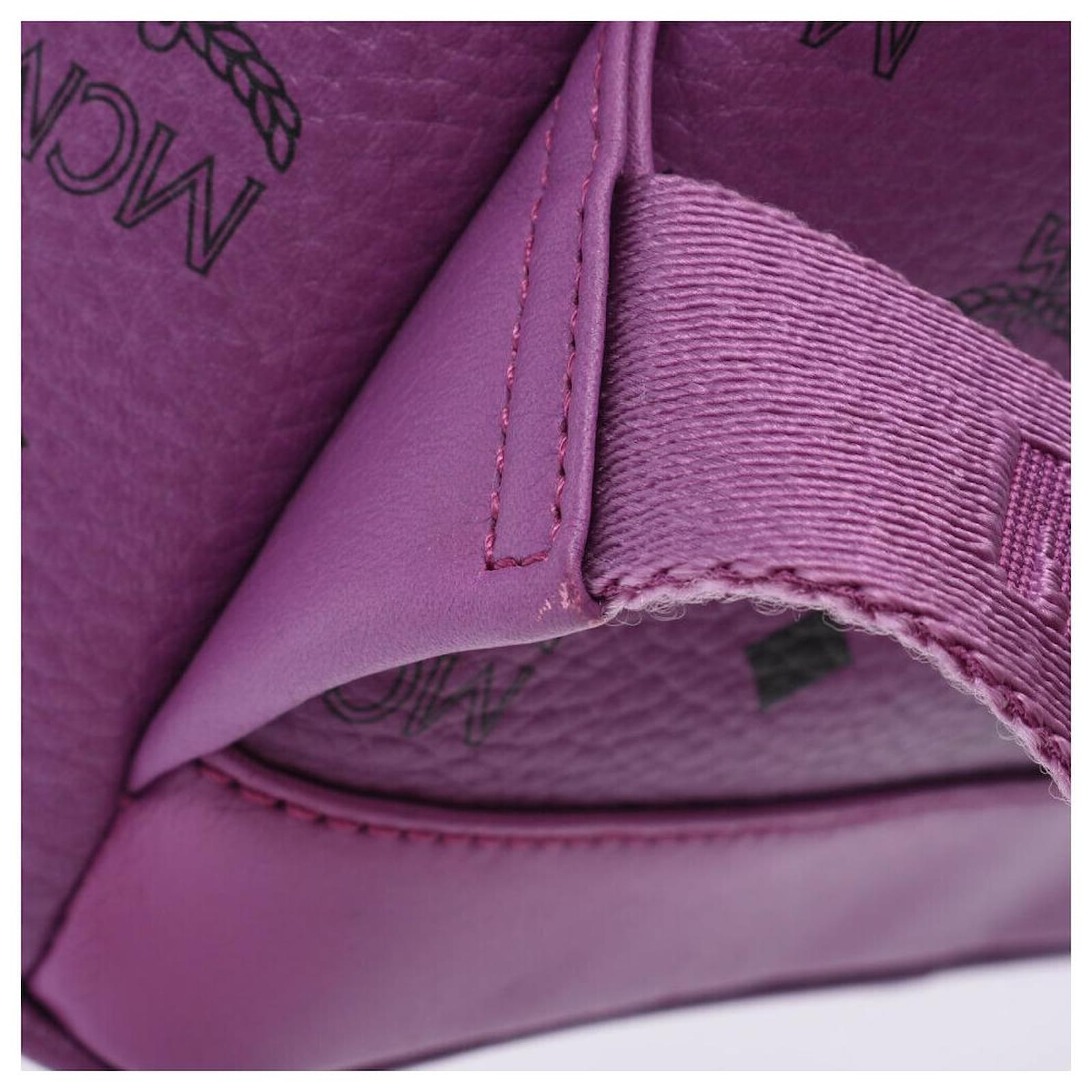 MCM Backpack Purple Pony-style calfskin ref.216811 - Joli Closet