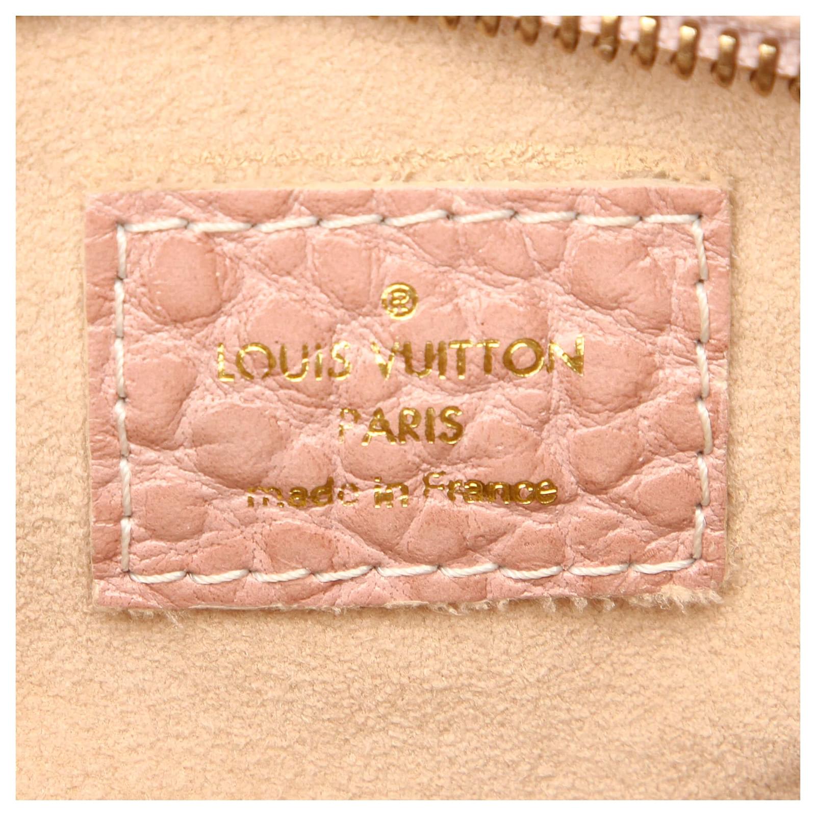 Louis Vuitton Rose Monogram Denim Neo Cabby MM Cuir Jean Veau façon ...