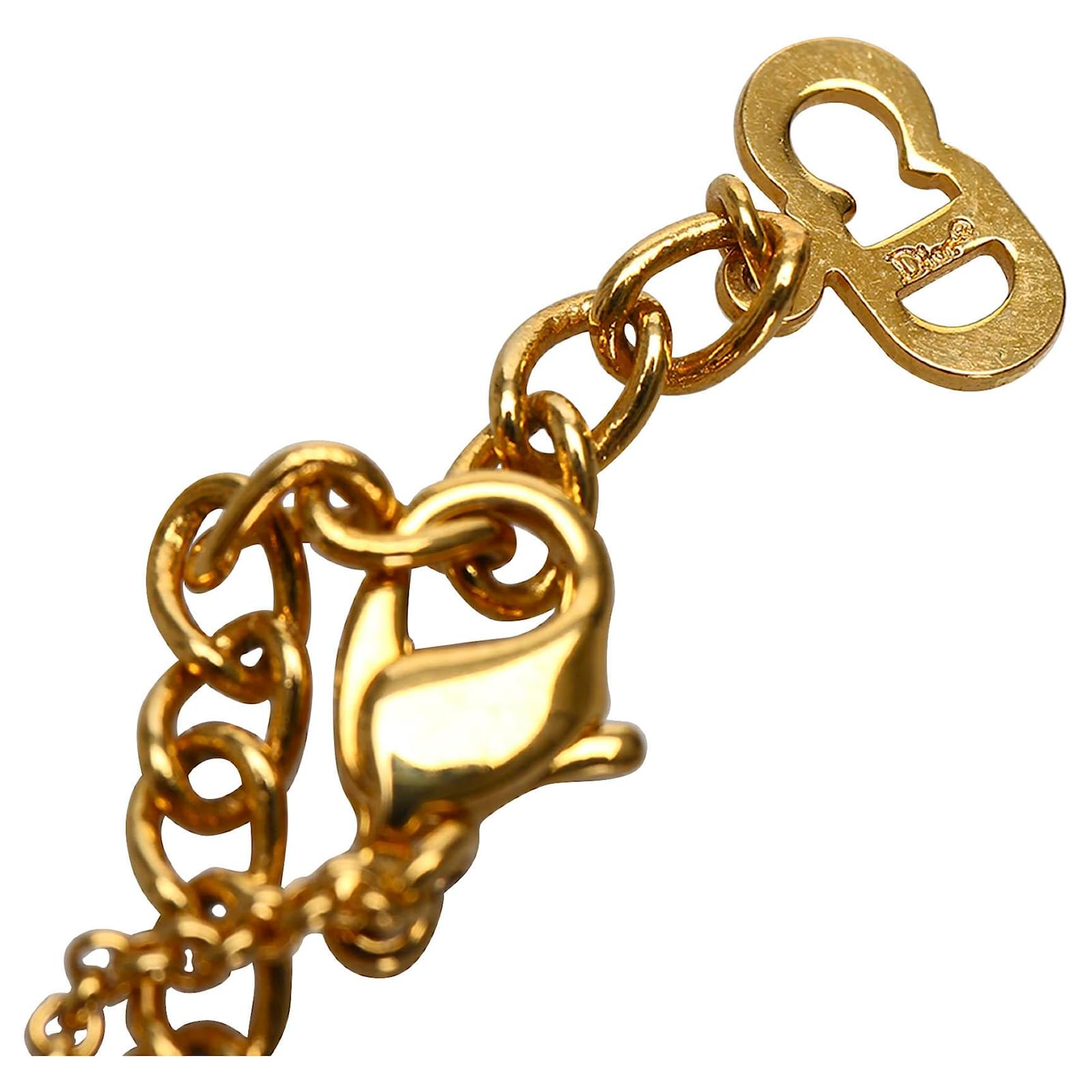 Collier doré Dior doré Métal ref.233391 - Joli Closet