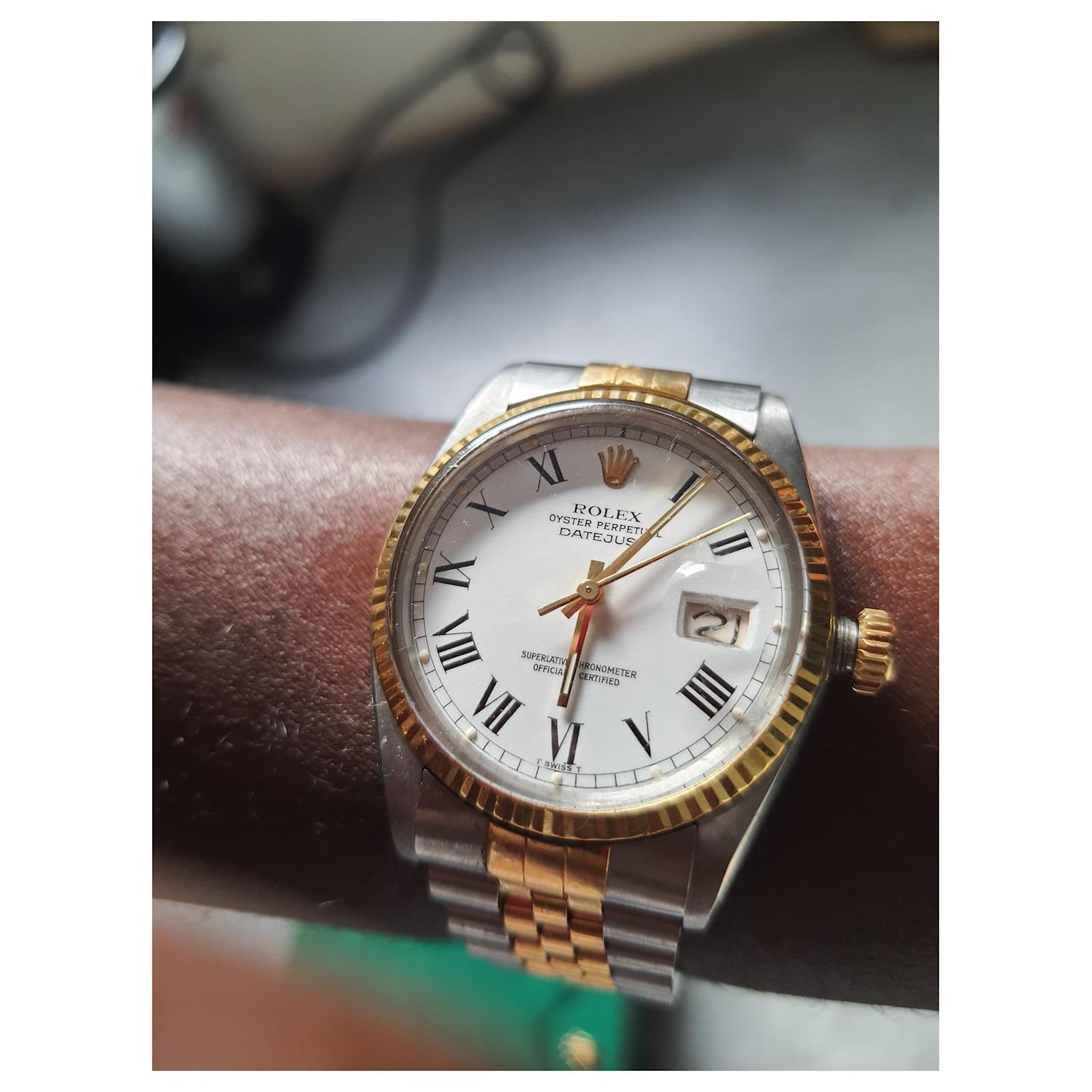 Rolex Date jute Acier Doré ref.235095 - Joli Closet