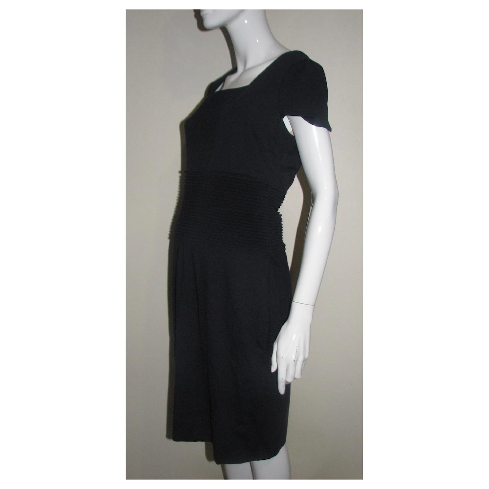 Robe Escada bleu marine Viscose ref.236381 - Joli Closet