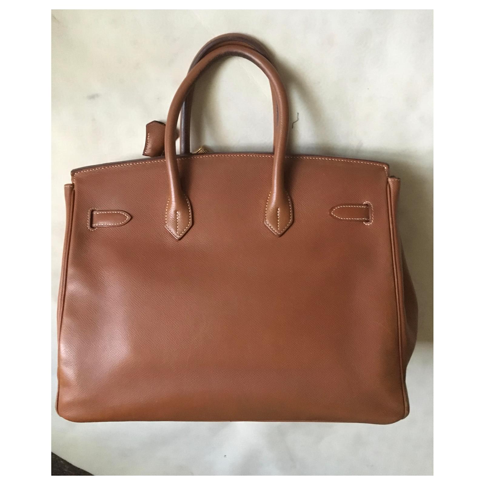 Hermès Birkin 35 Caramel Leather ref.237246 - Joli Closet