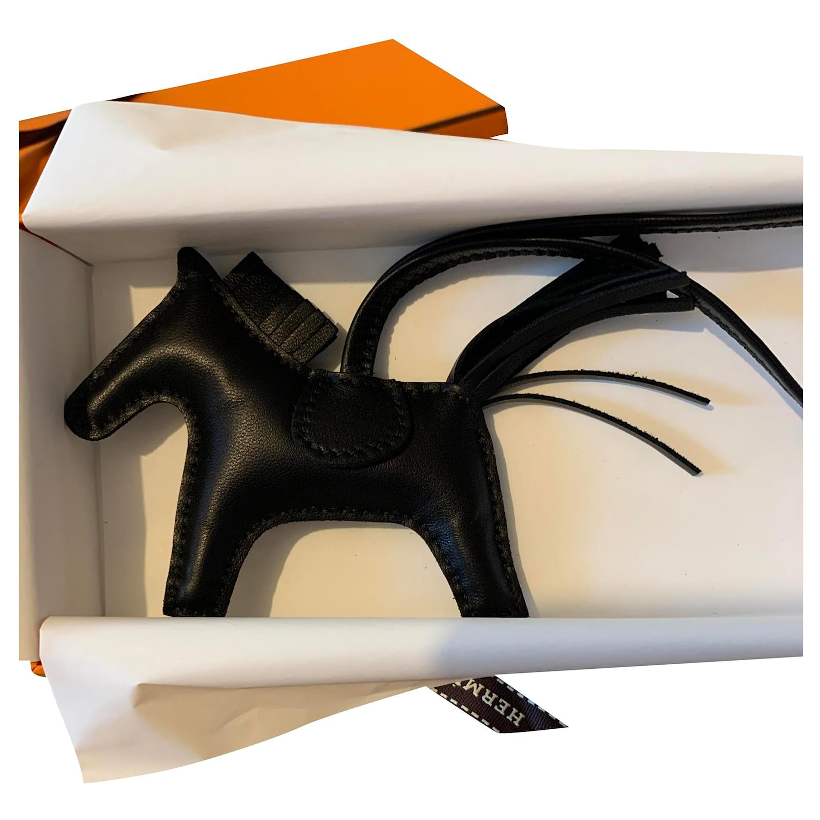 Hermès RD Hermès Hermes Rodeo Black Leather ref.238392 - Joli Closet