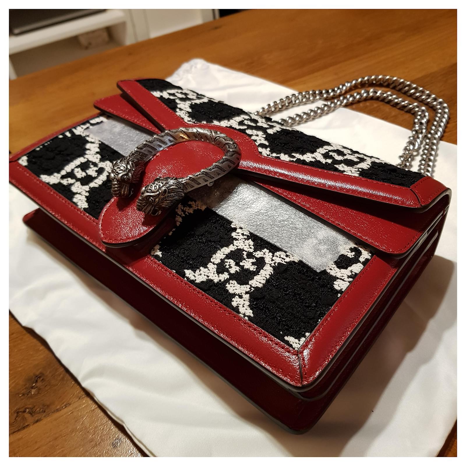 Dionysus Gucci 520981 4002449 Suede Rouge ref.242107 - Joli Closet
