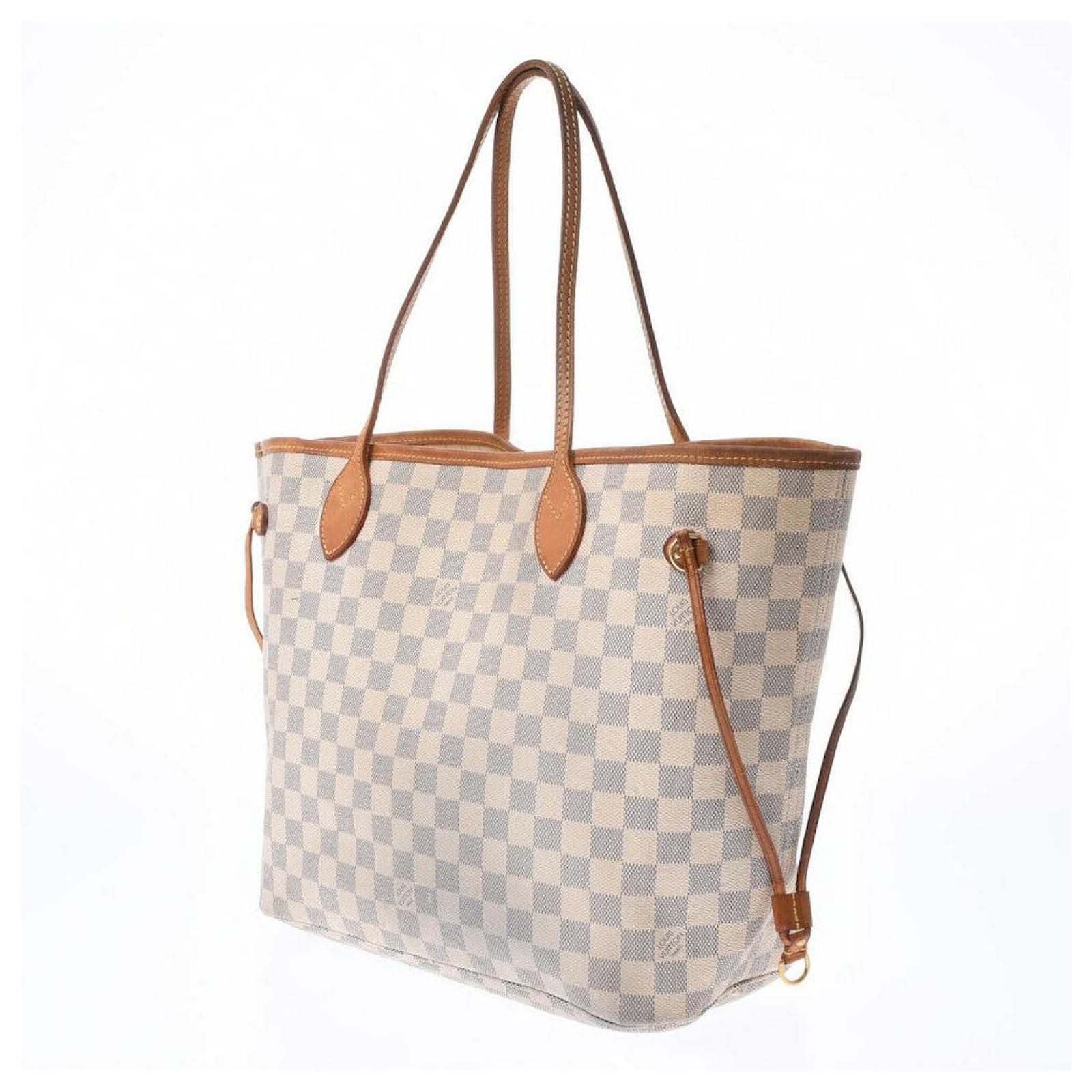 Louis Vuitton Neverfull White Cloth ref.245028 - Joli Closet