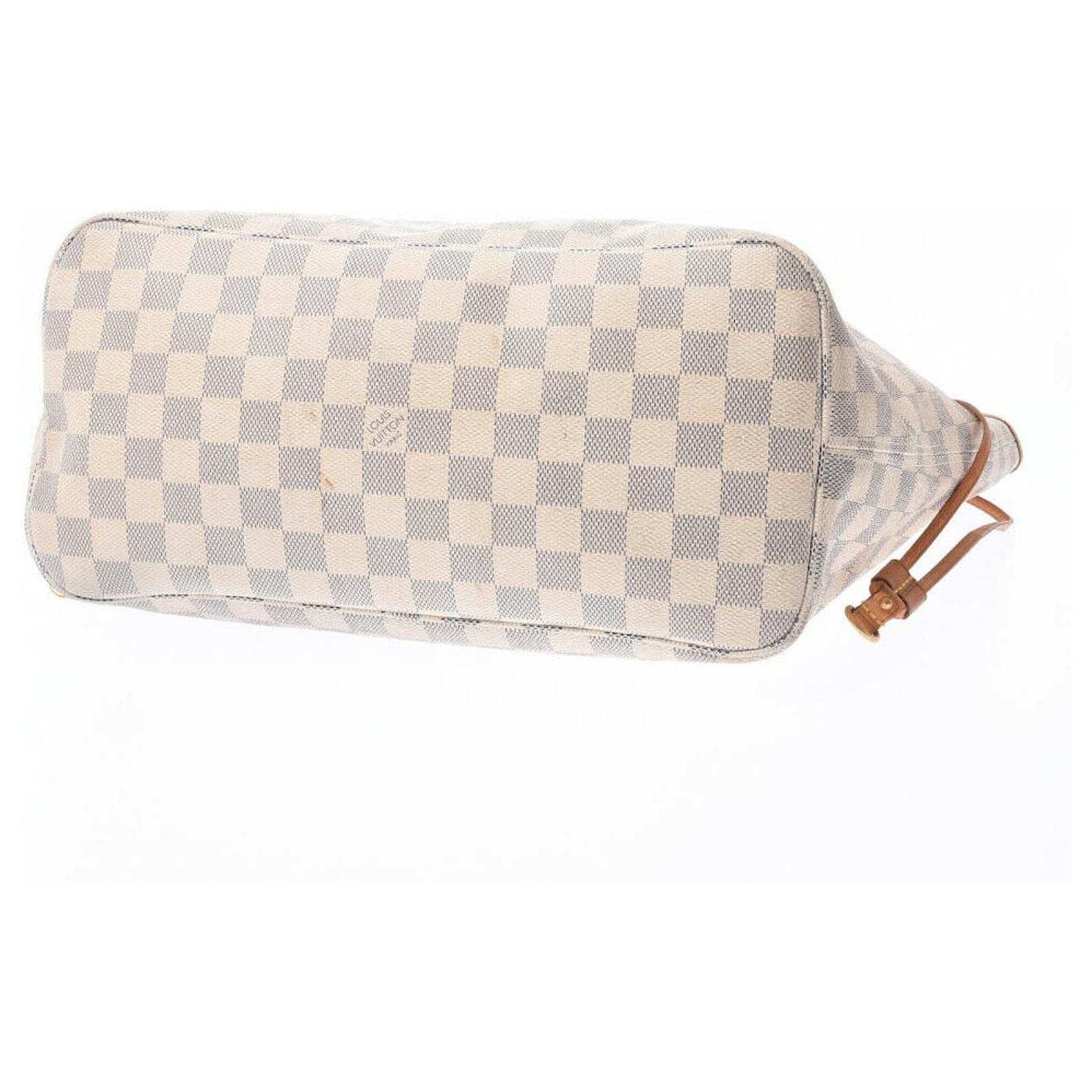 Louis Vuitton Neverfull White Cloth ref.245028 - Joli Closet