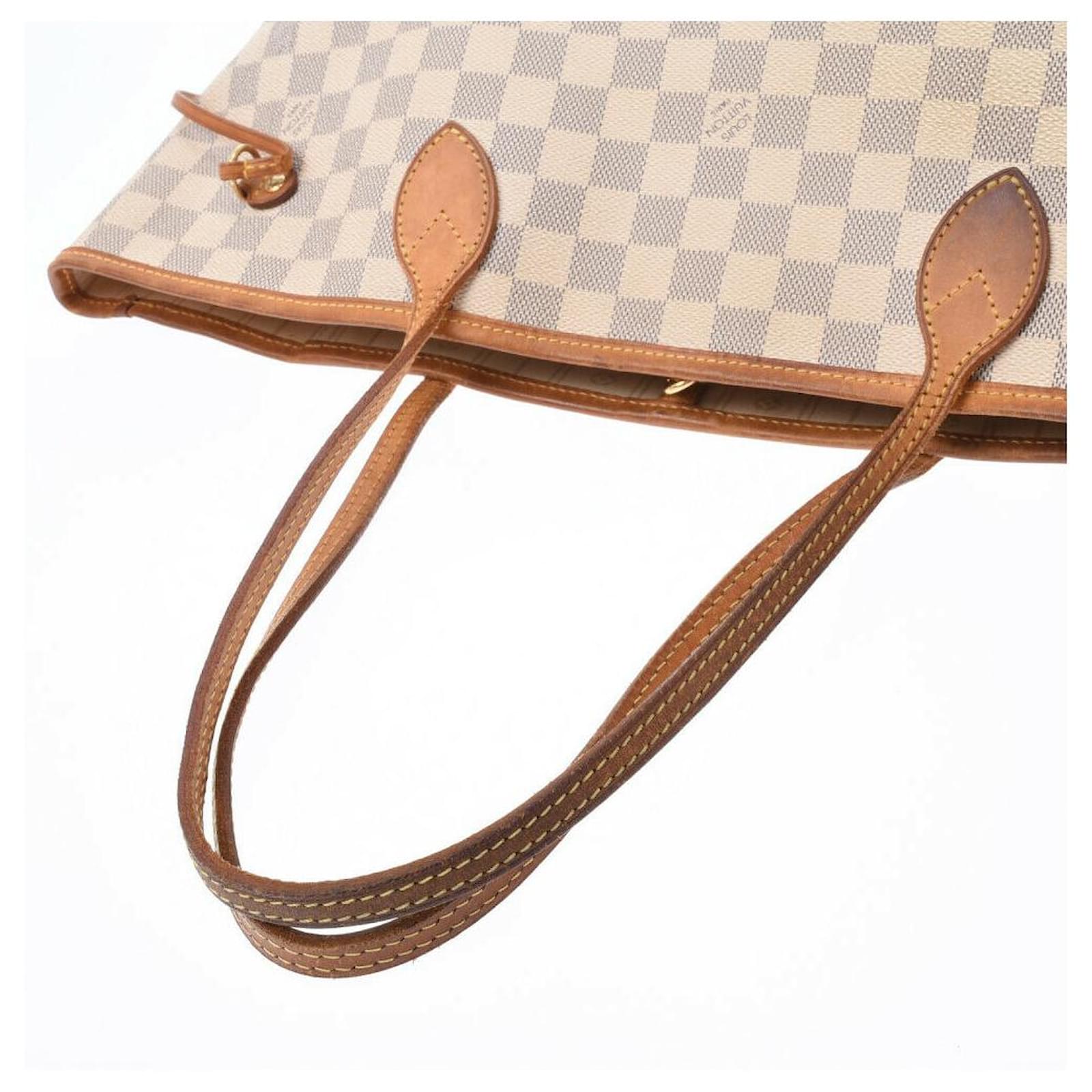Louis Vuitton Neverfull White Cloth ref.245028 - Joli Closet
