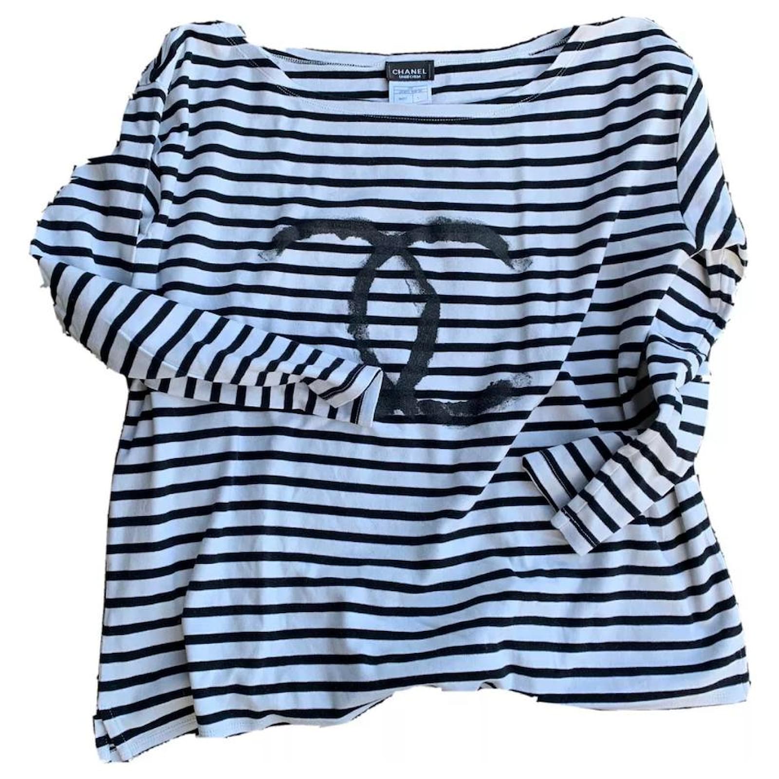 Chanel Tops White Cotton ref.248429 - Joli Closet