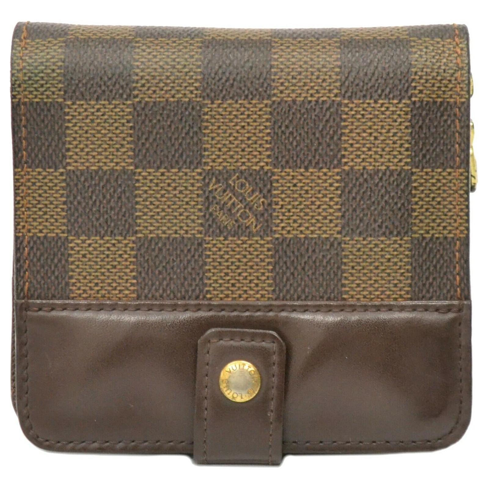 Porte-monnaie Louis Vuitton Zippy Toile Marron ref.258761 - Joli Closet