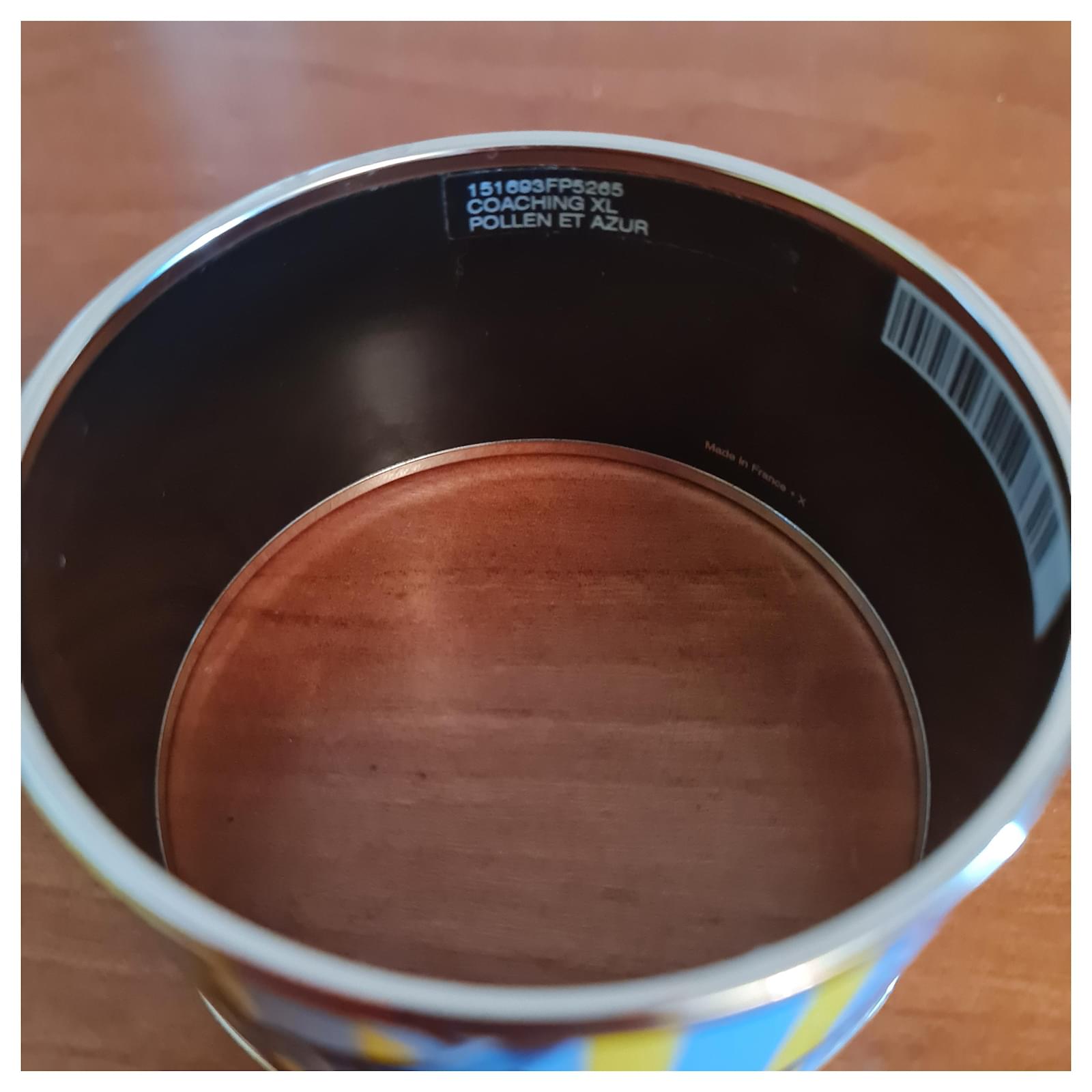 Hermès POLLENE AND AZUR JUMPING Yellow Steel ref.259856 - Joli Closet