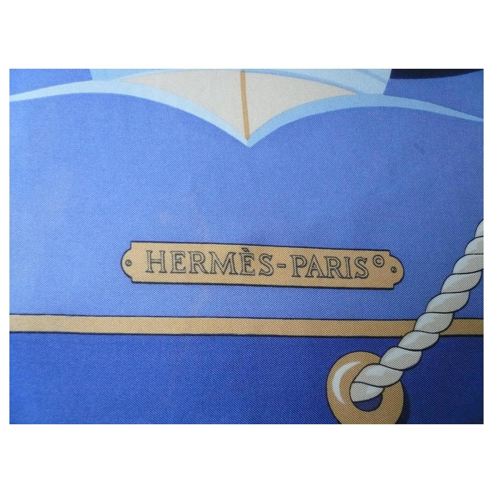 Hermès HERMES Carré Soie « Le Grand Largue » Correct Multicolore ref ...