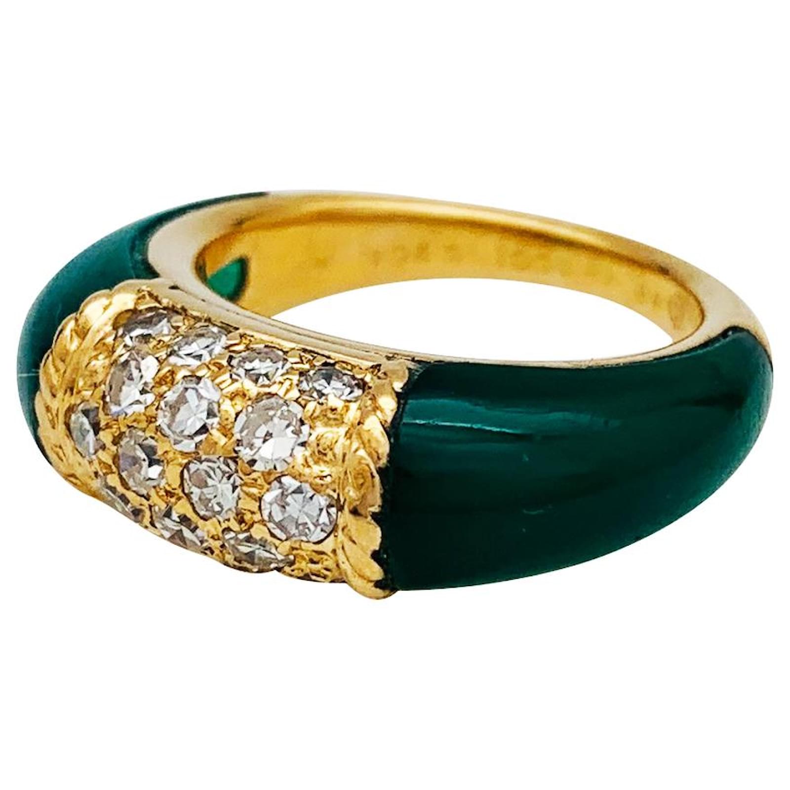Anillo Van Cleef & Arpels modelo "Philippine" oro amarillo, destellos y ...