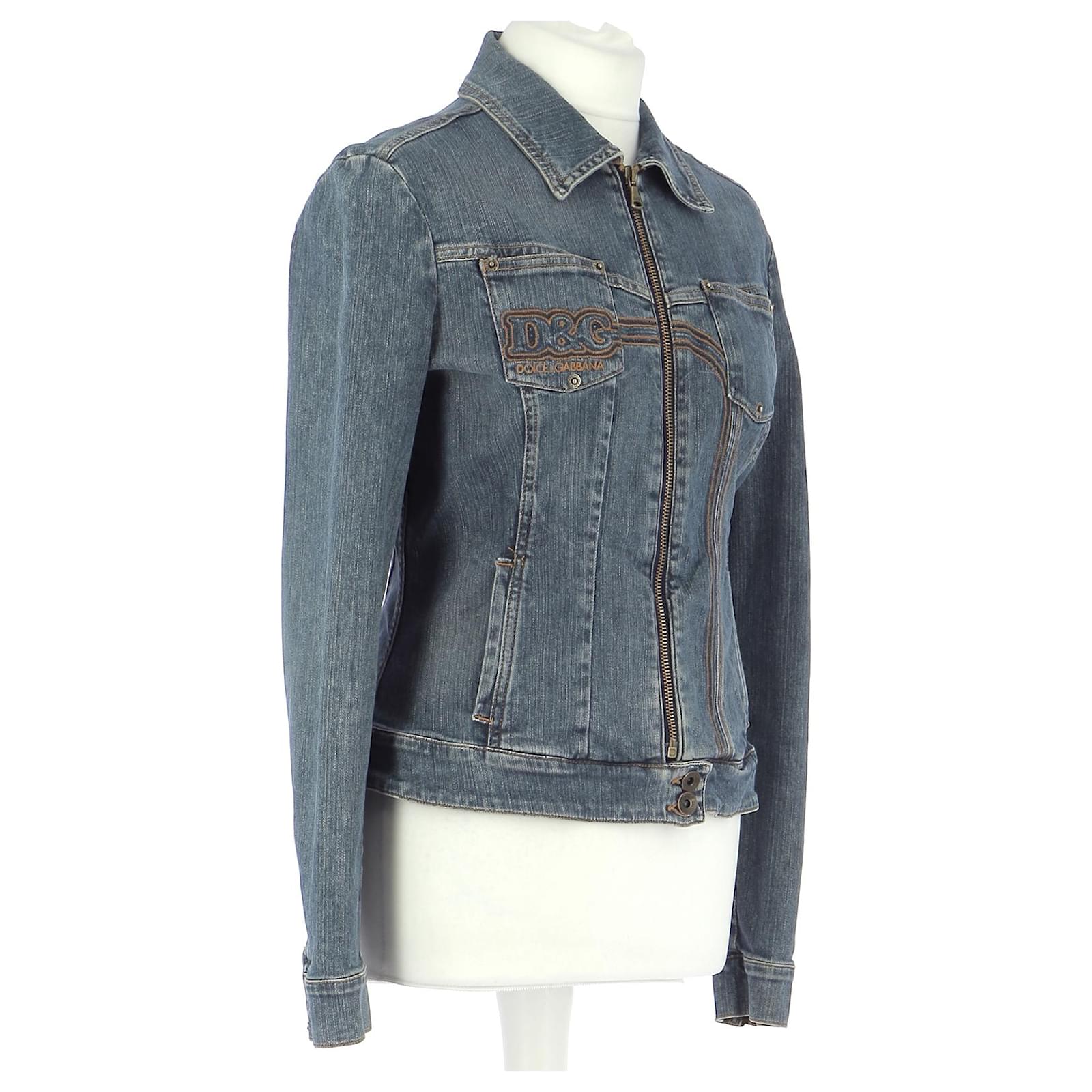 D&G Jacket Navy blue Cotton ref.268375 - Joli Closet