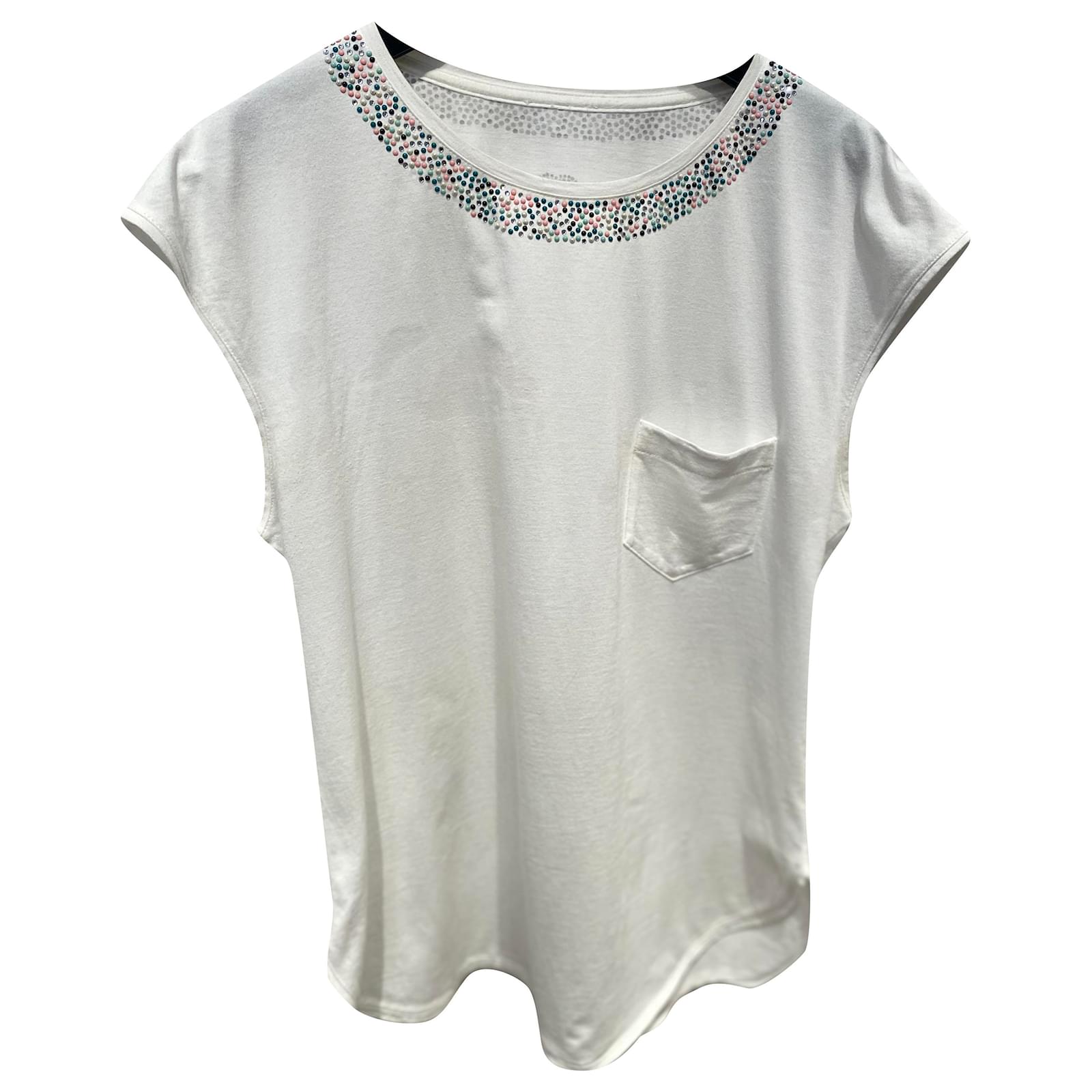 Chanel Tops White Cotton ref.269990 - Joli Closet