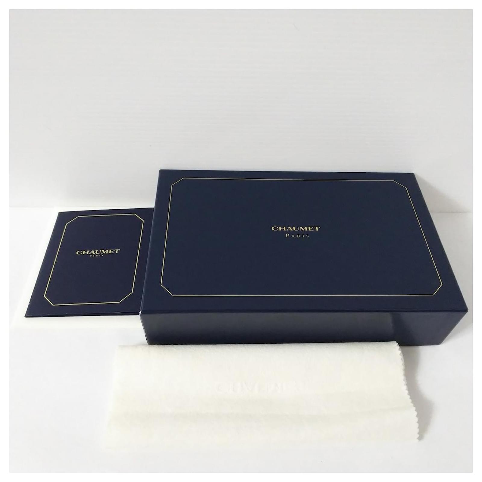 Chaumet Clutch bag Black Leather ref.279480 - Joli Closet