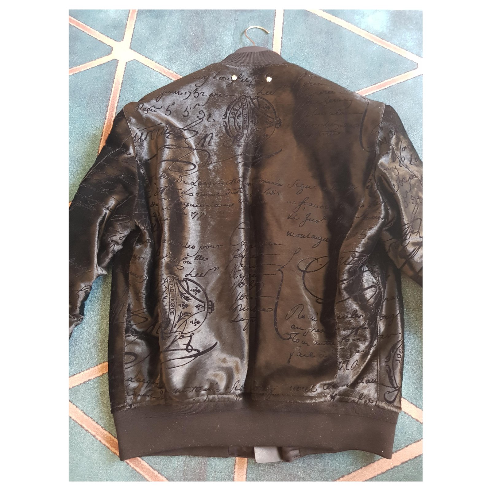 Berluti leather jacket Black Lambskin ref.282833 - Joli Closet
