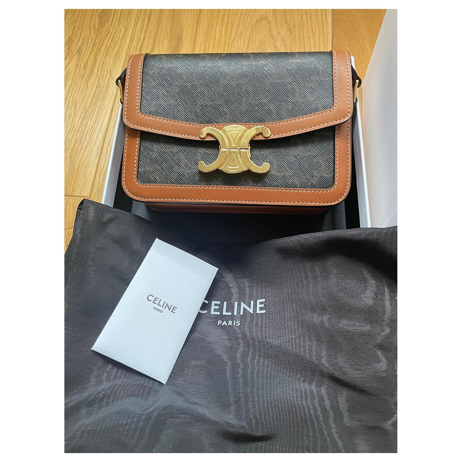 Céline Triumph Brown Leather ref.284376 - Joli Closet