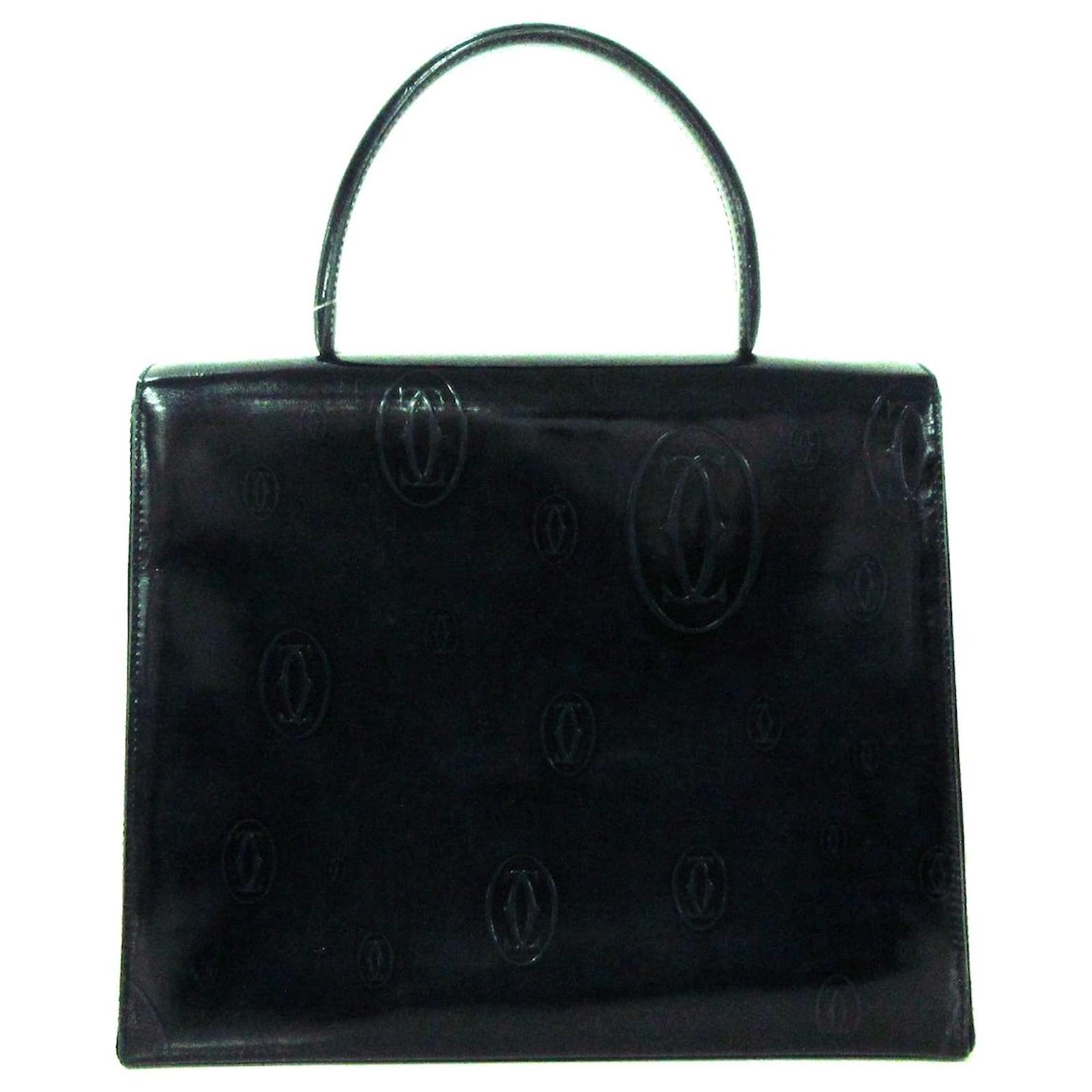 Cartier Alles Gute zum Geburtstag Schwarz Leder ref.290382 - Joli Closet