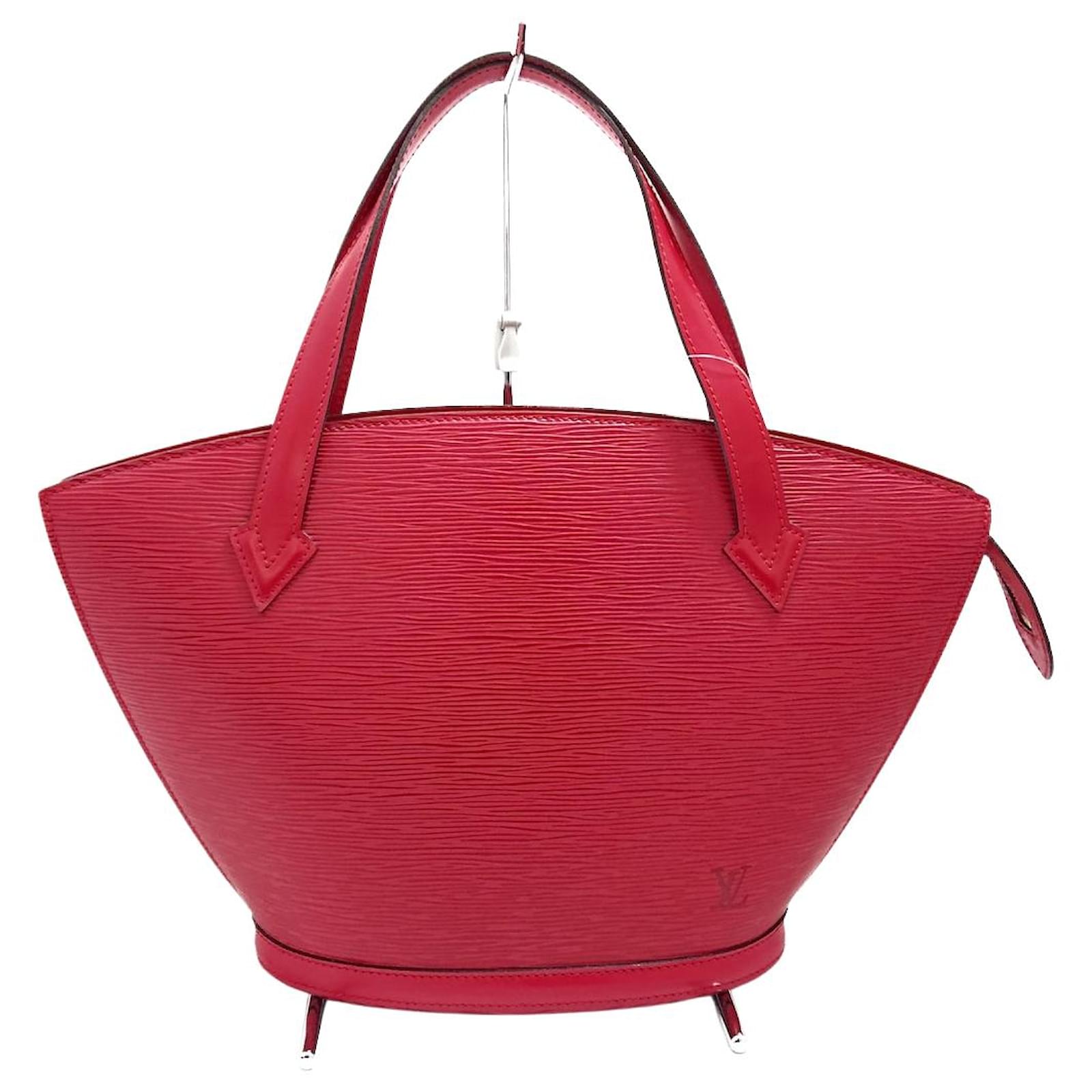 Louis Vuitton Saint Jacques Red Leather ref.292181 - Joli Closet